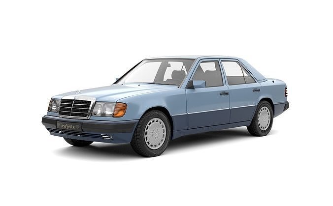 Mercedes-Benz 230E w124 3D model | CGTrader