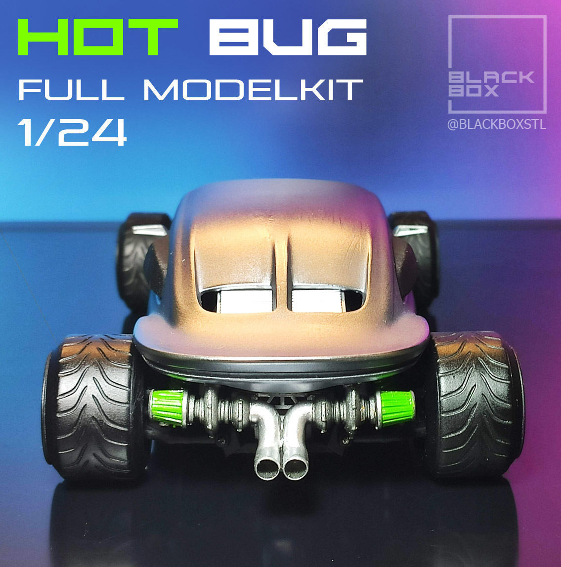 HOT BUG 1-24 FULL MODELKIT 3D model 3D printable | CGTrader