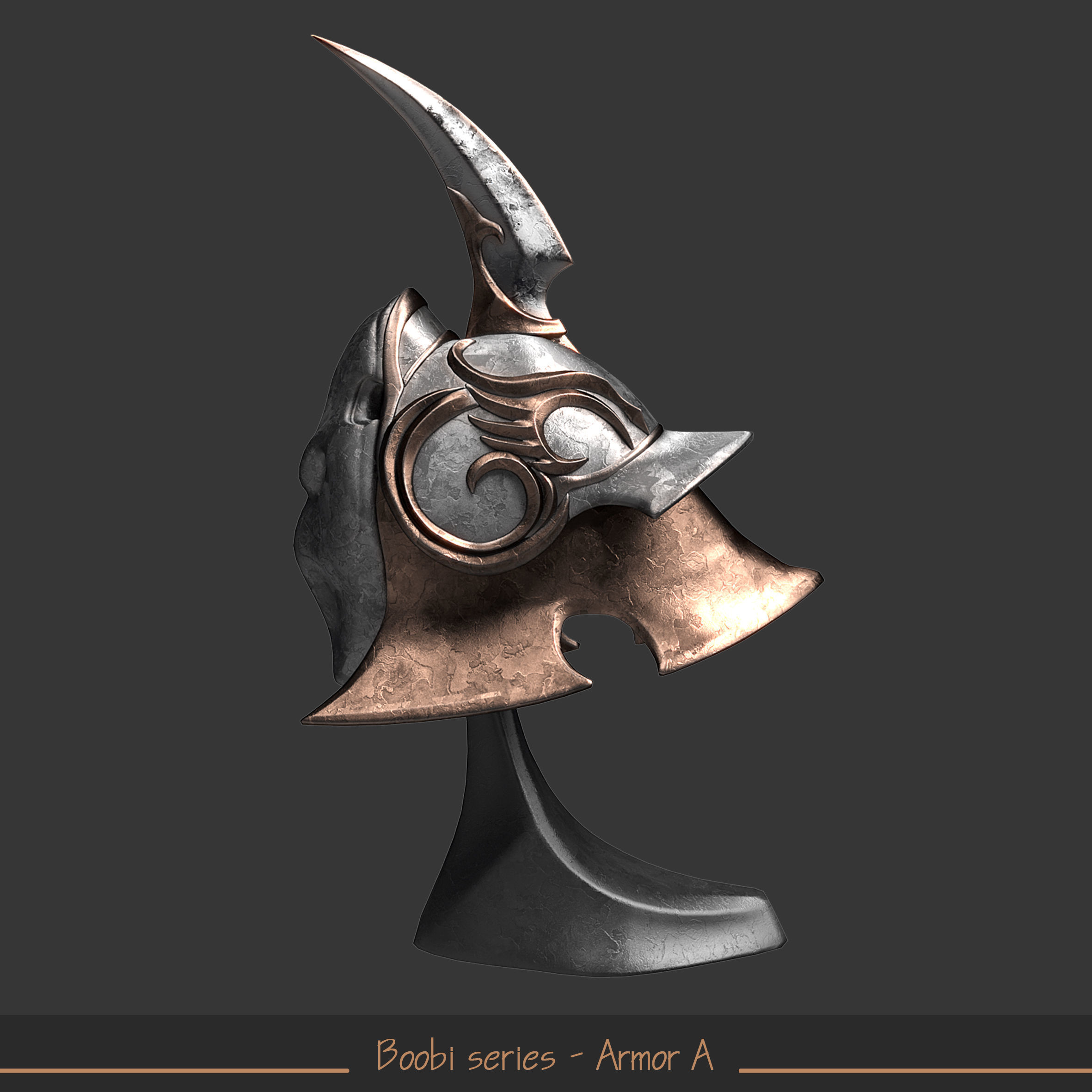 Boobi series - Armor A 3D model | CGTrader