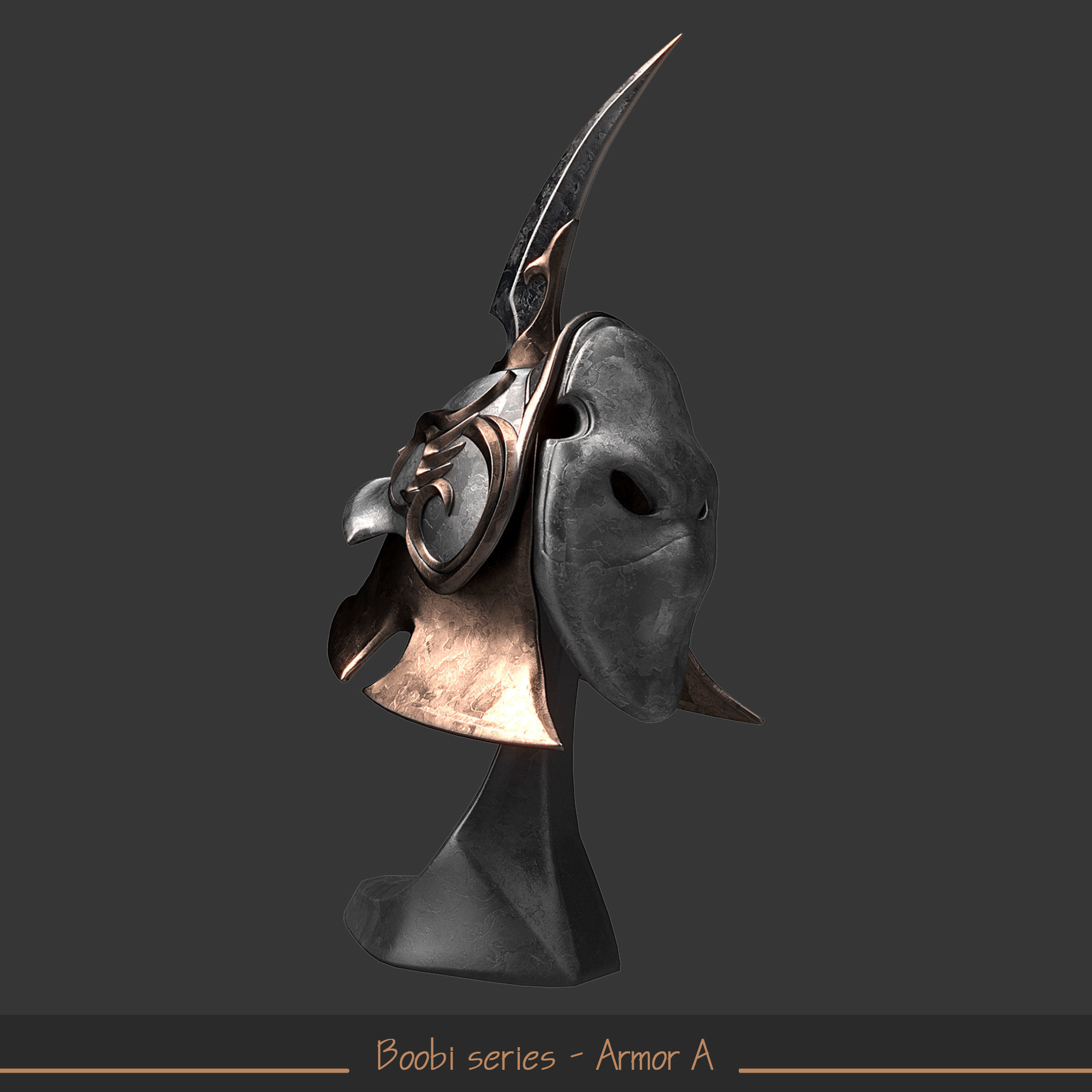 Boobi series - Armor A 3D model | CGTrader