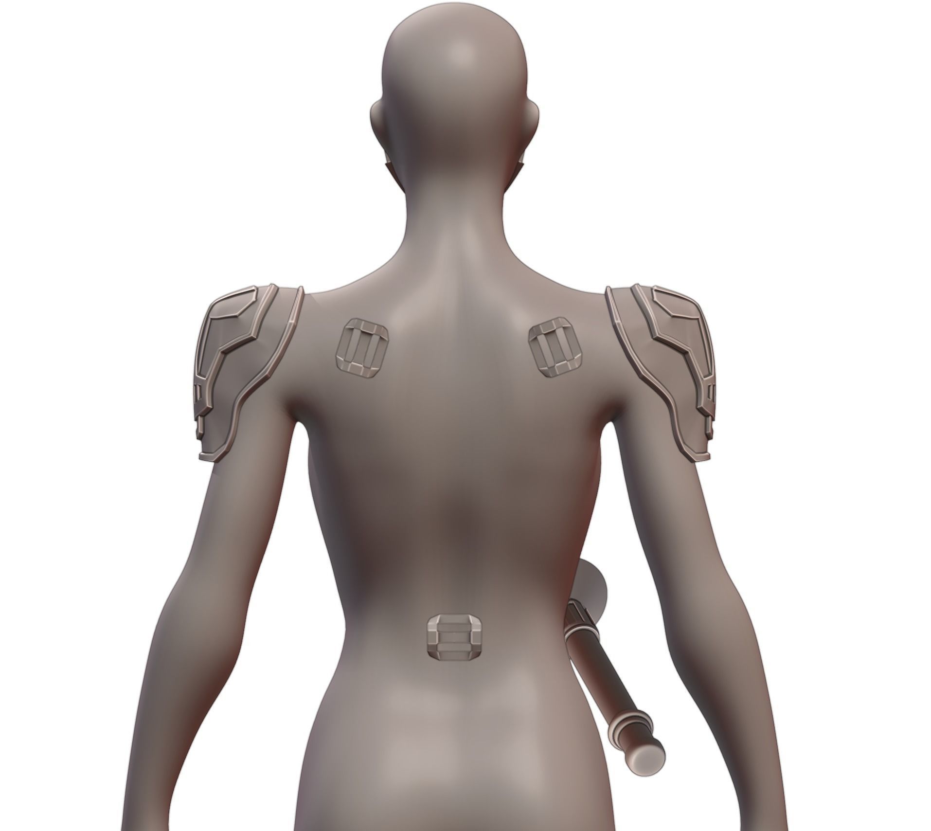 Enforcer Caitlyn armor pieces from Arcane for cosplay 3D model 3D ...