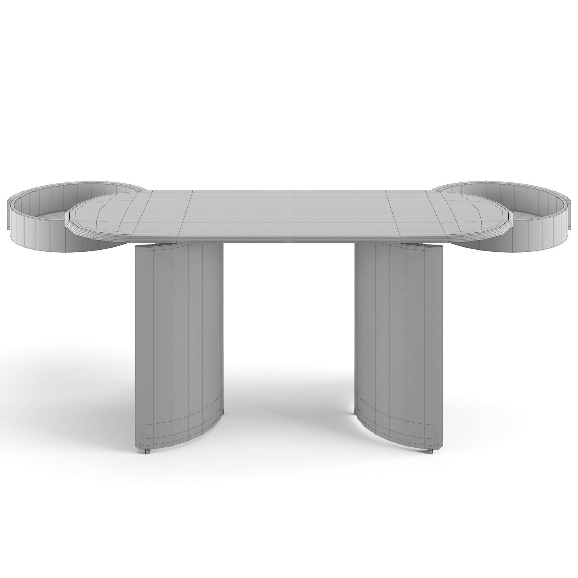 Baxter Parsek desk 3D model | CGTrader