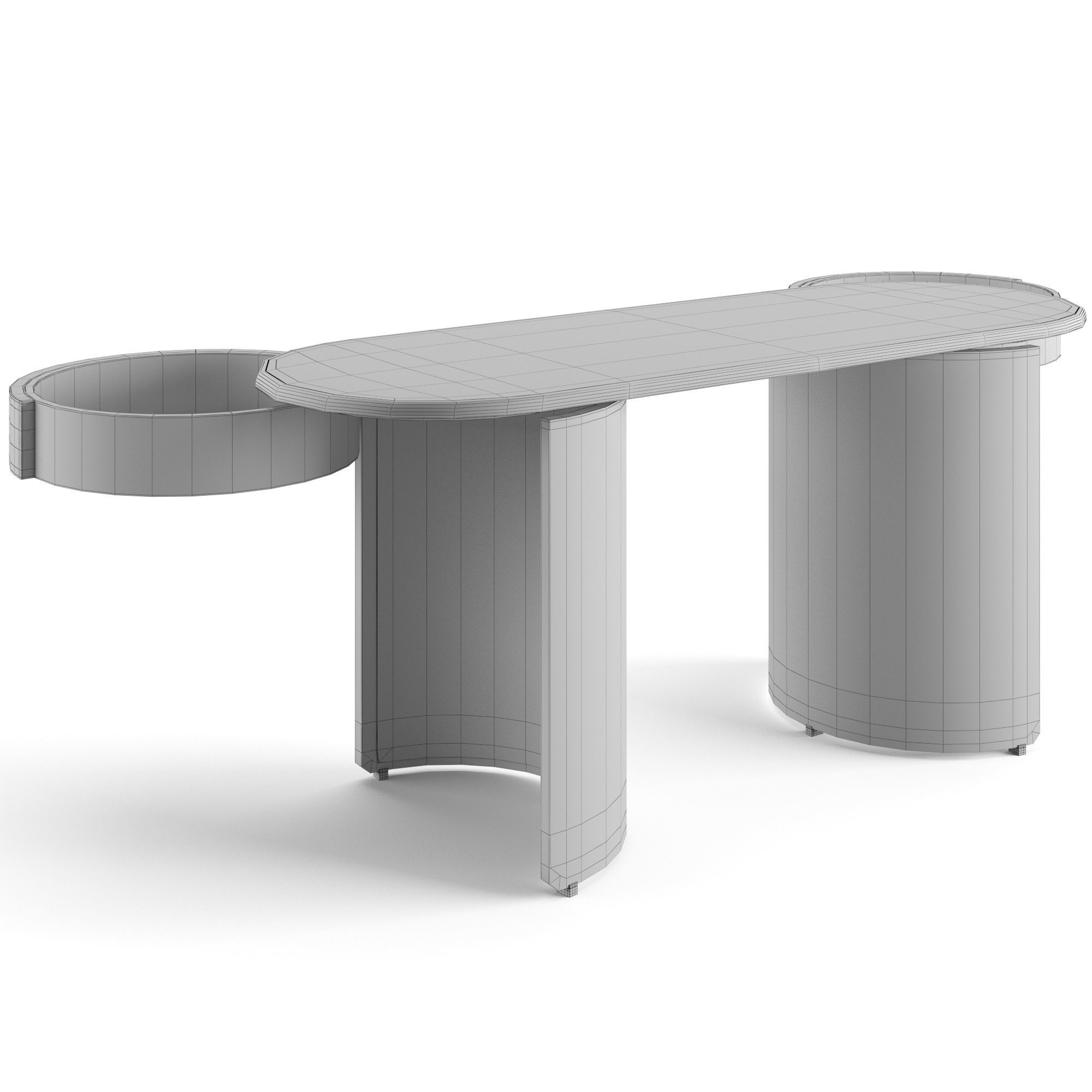 Baxter Parsek desk 3D model | CGTrader