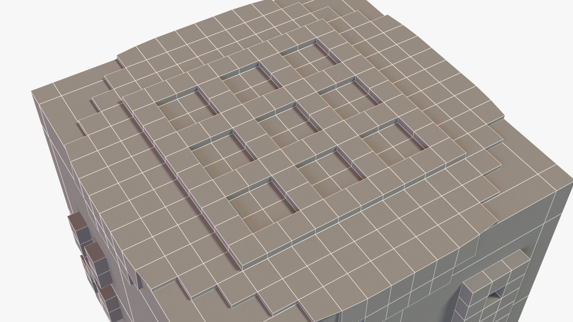 3D model Minecraft Crafting Table VR / AR / low-poly | CGTrader