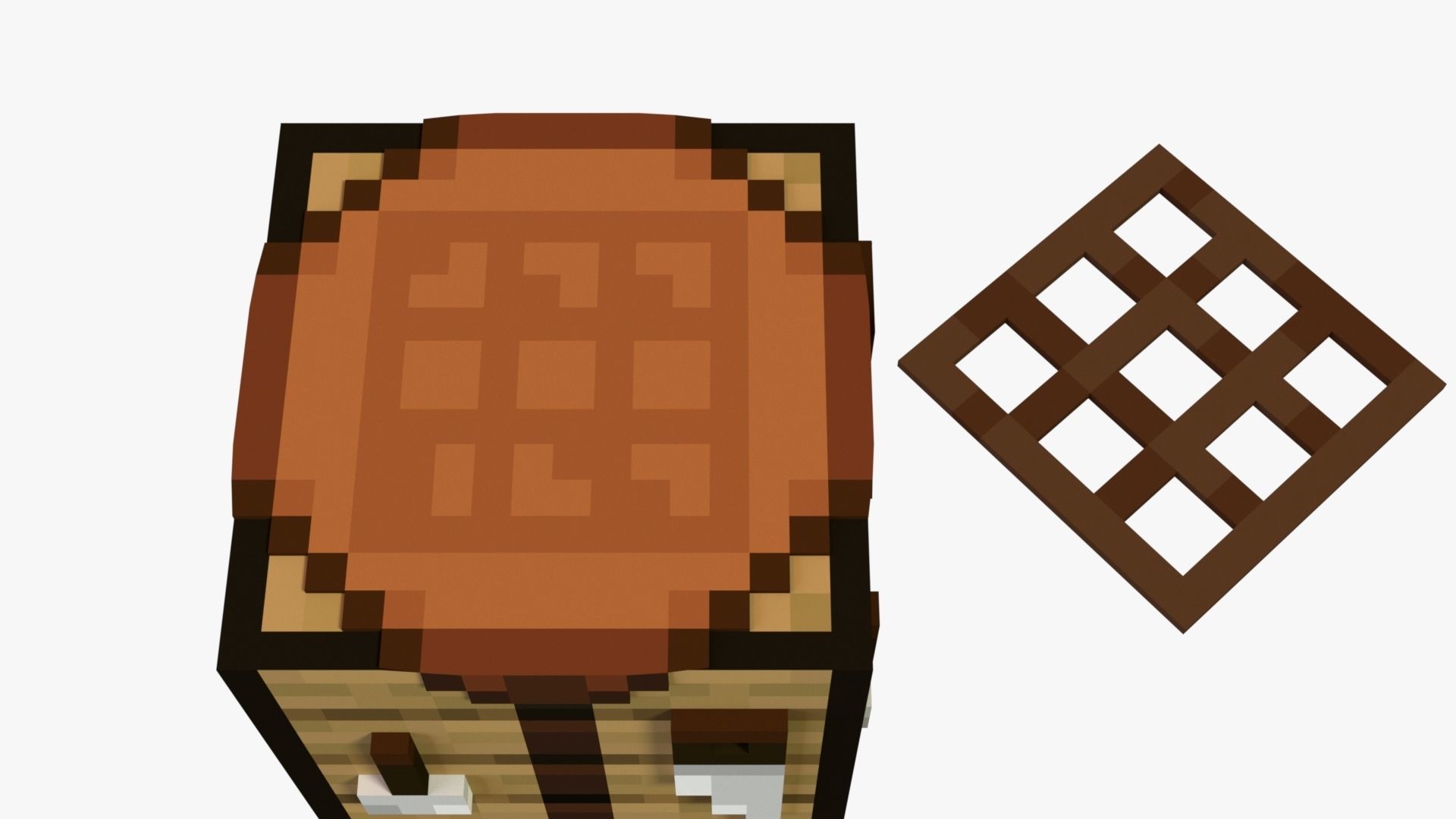 3D model Minecraft Crafting Table VR / AR / low-poly | CGTrader