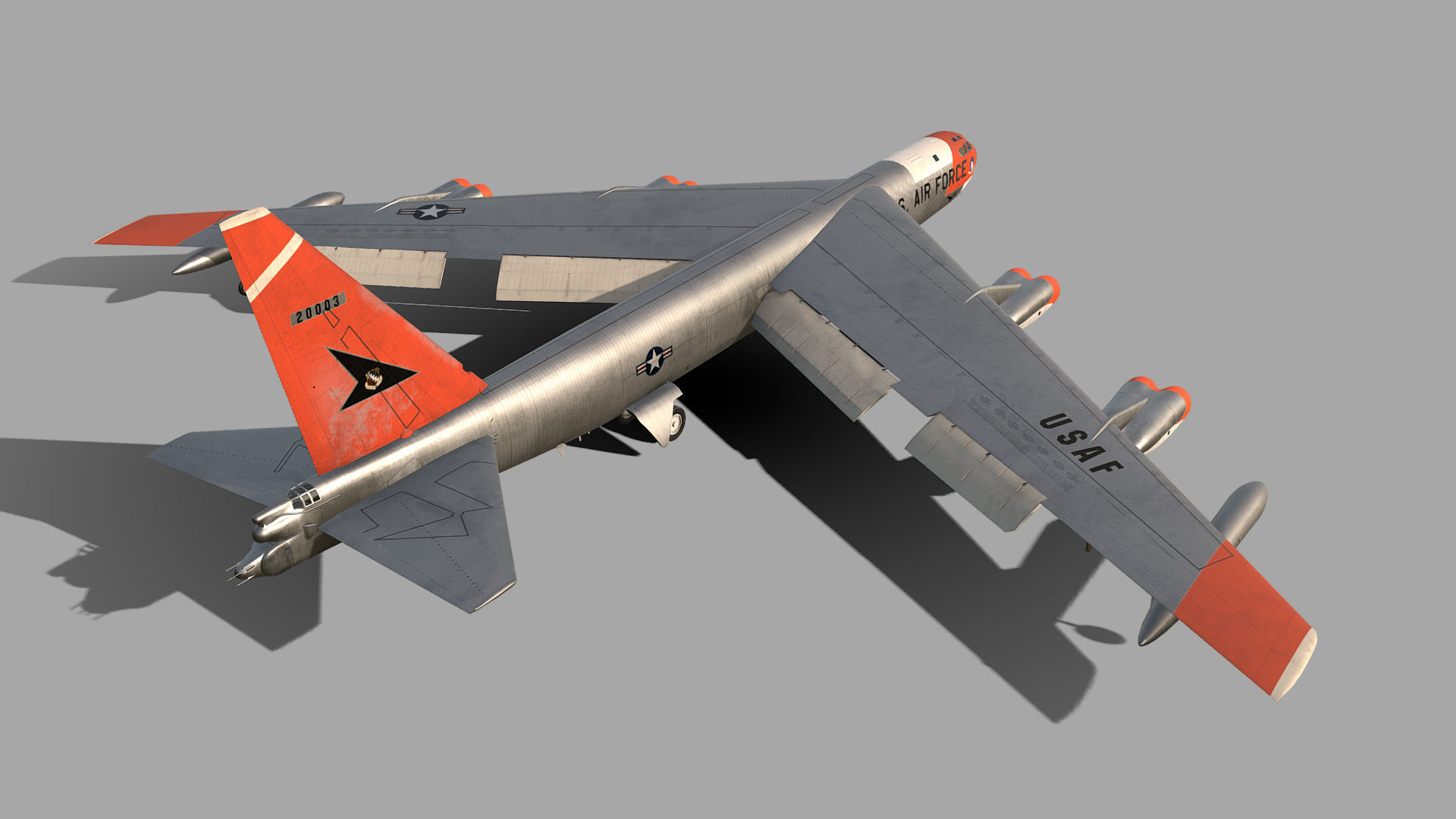 Boeing B-52 Stratofortress 3D model | CGTrader