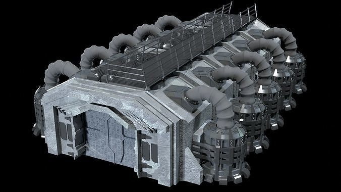 Space Science Fiction Building