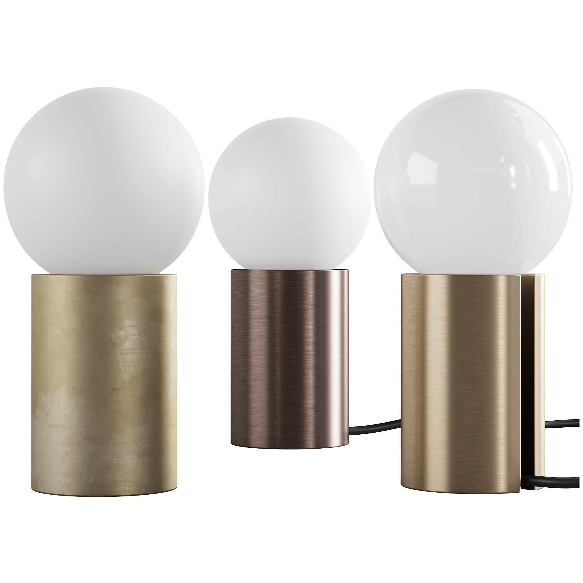 084 MENU Socket Table Lamp by Norm Architects 00 3D model | CGTrader