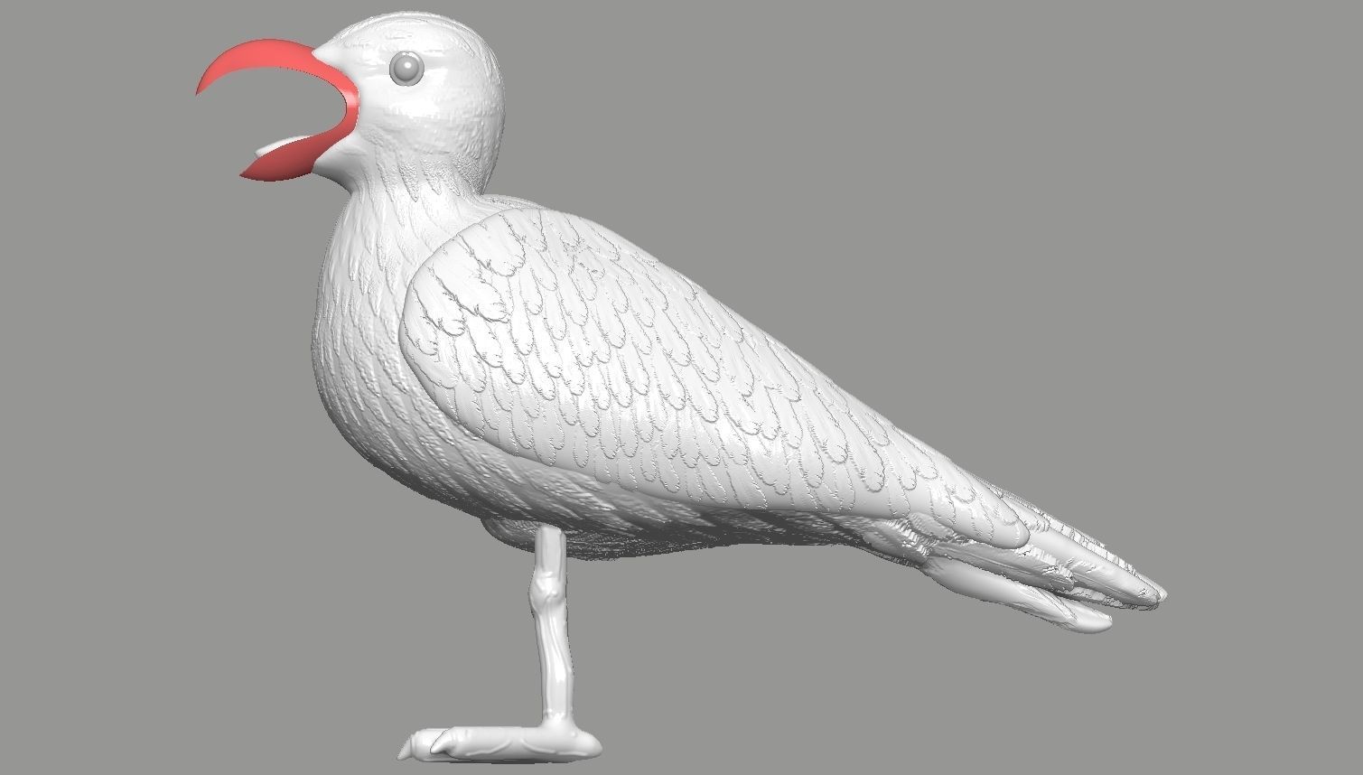 SEGULL BIRD 3D OBJ FREE CONVERT 3D model 3D printable | CGTrader
