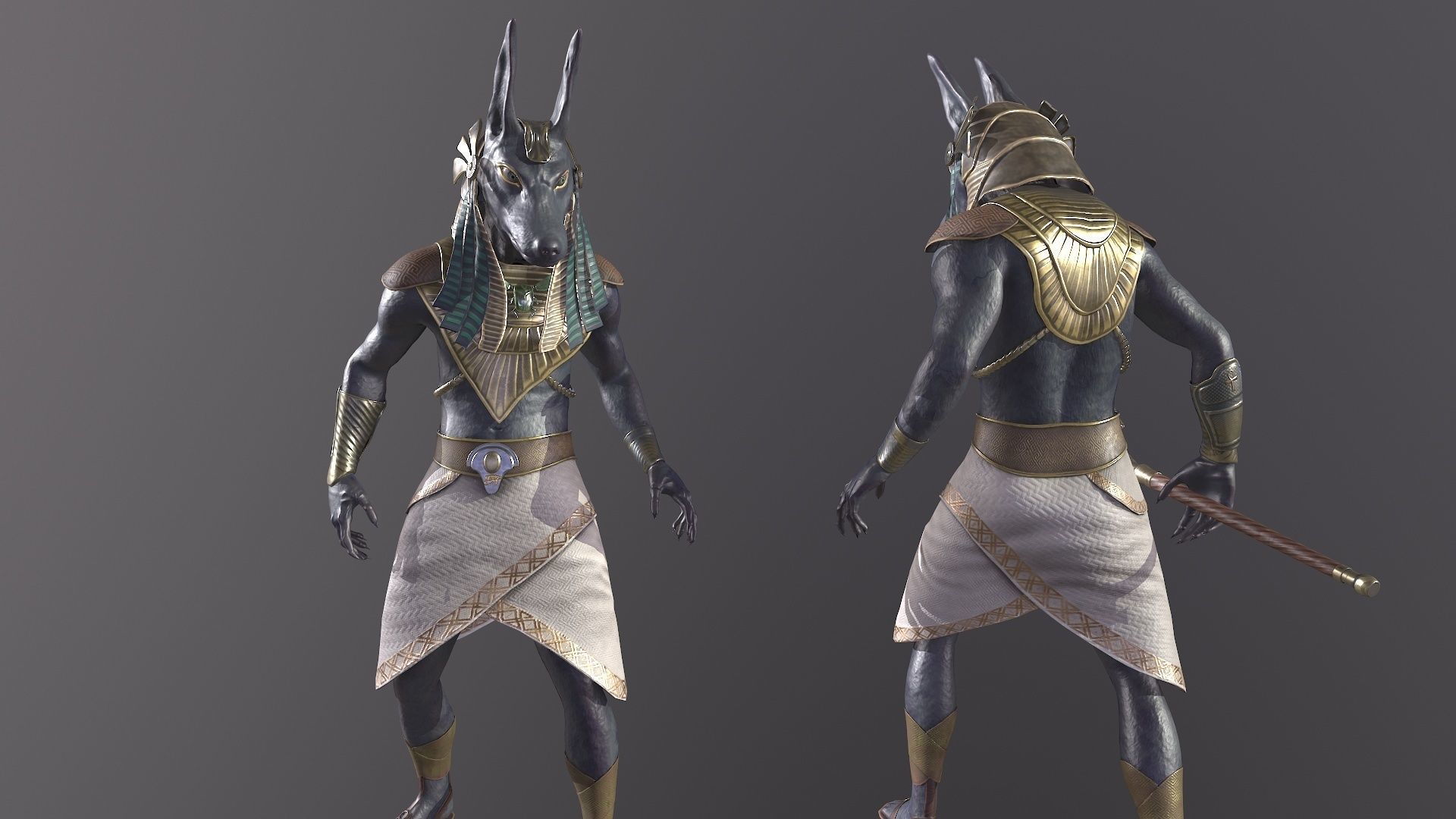 3D model Anubis VR / AR / low-poly | CGTrader