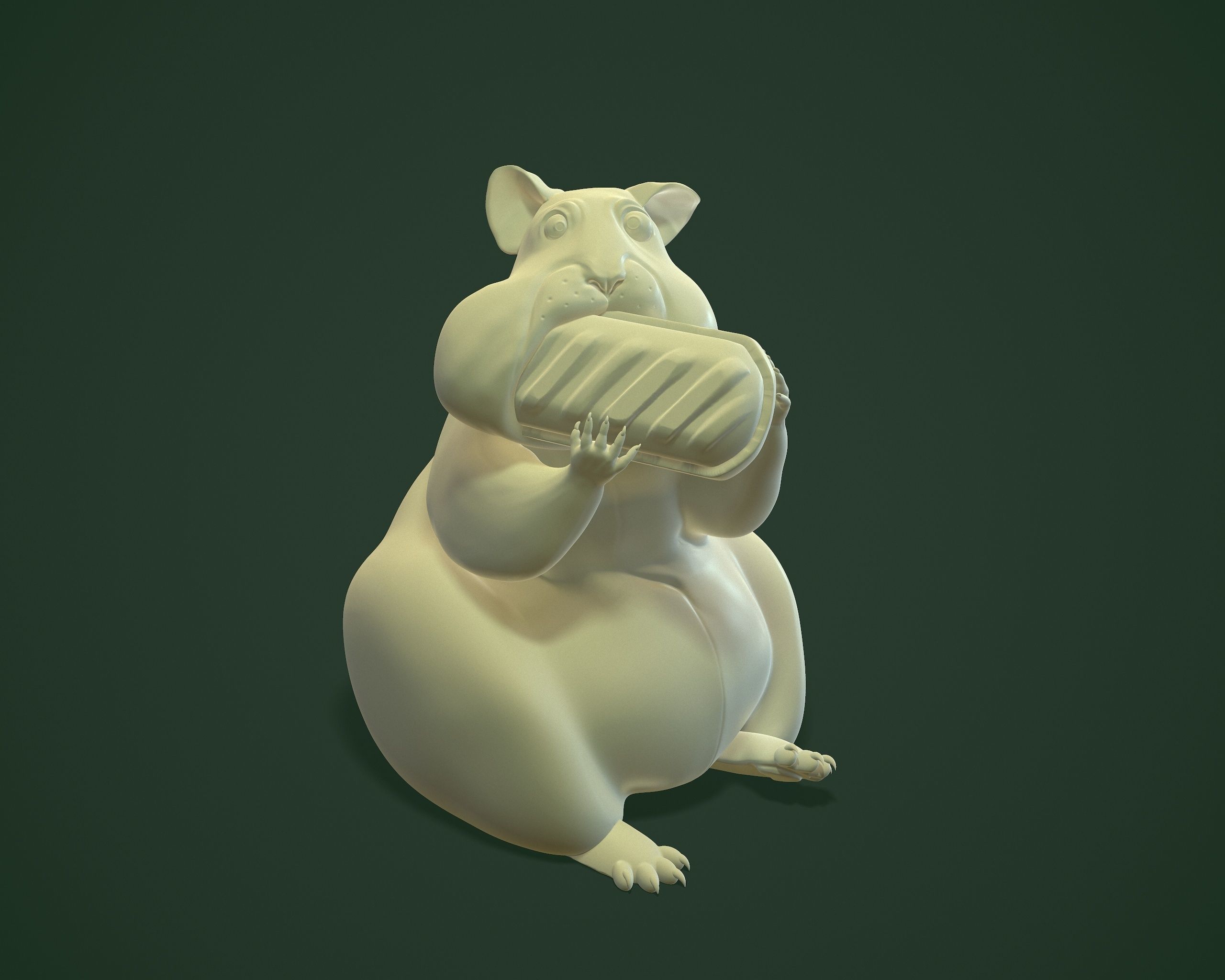 PRINTREADY HAMSTER 3D model 3D printable | CGTrader