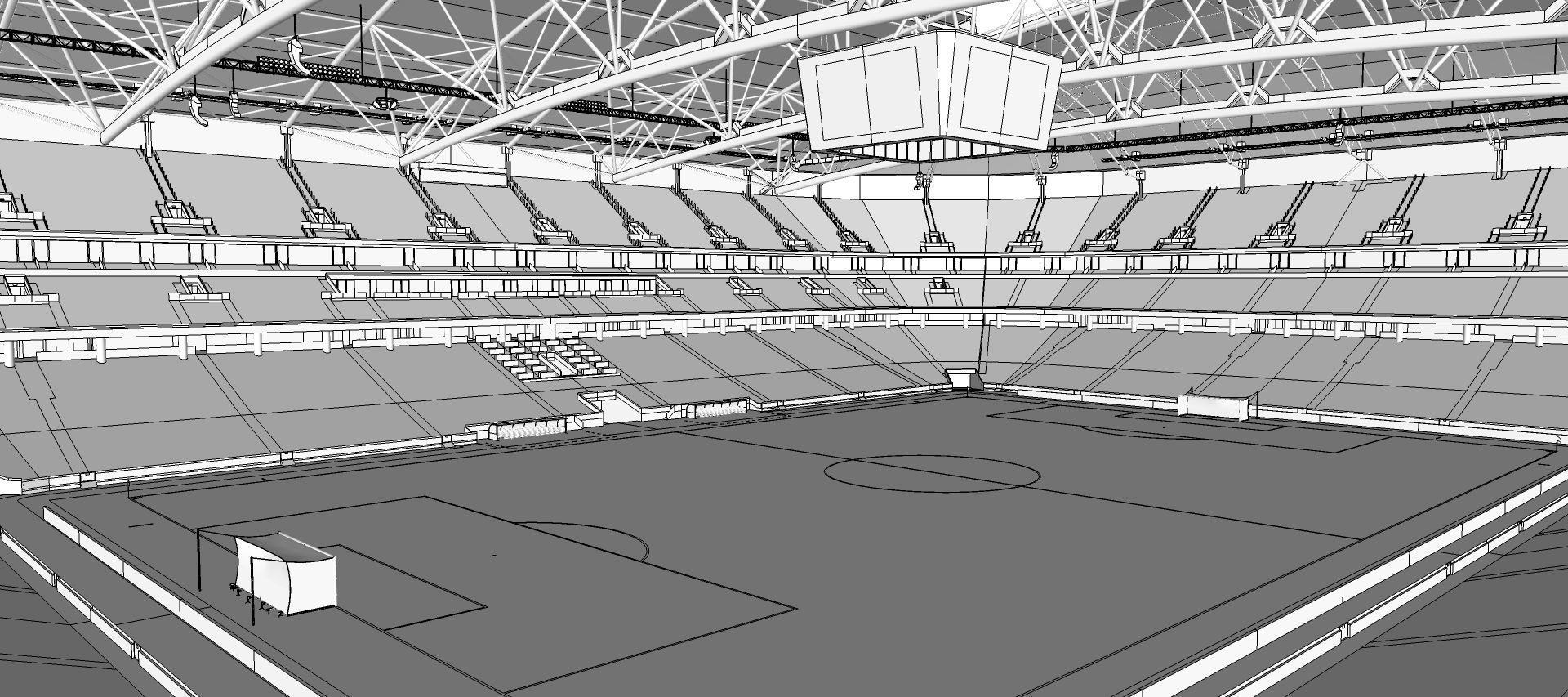 Friends Arena - Stockholm Sweden 3D model | CGTrader