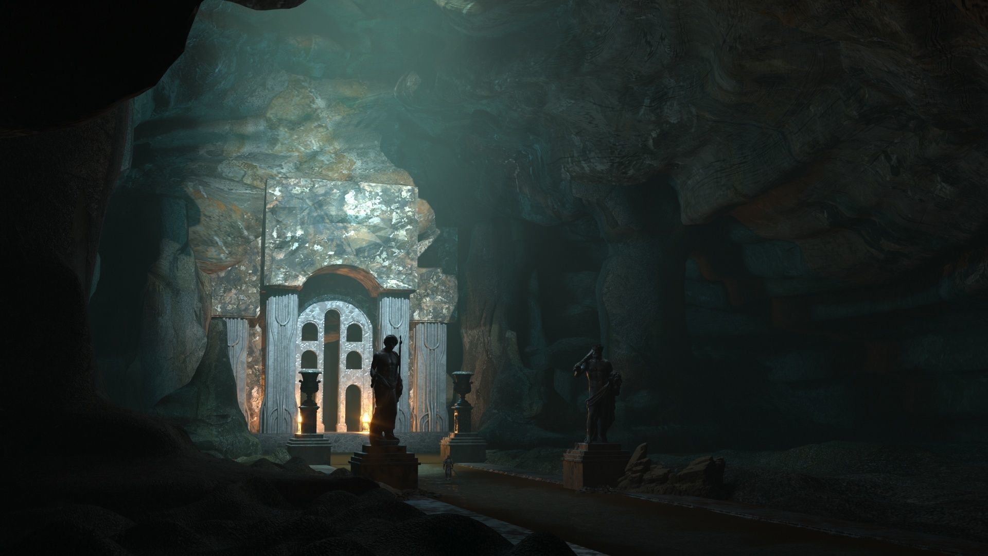 Ancient gates 3D model | CGTrader