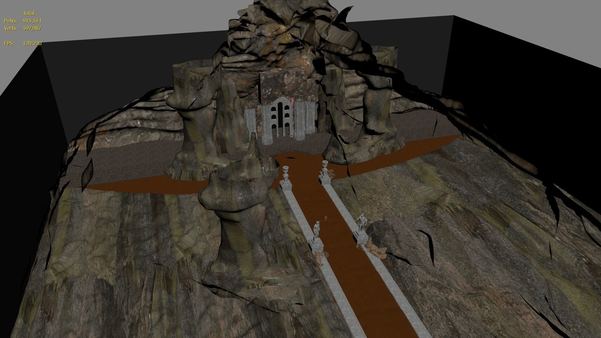 Ancient gates 3D model | CGTrader