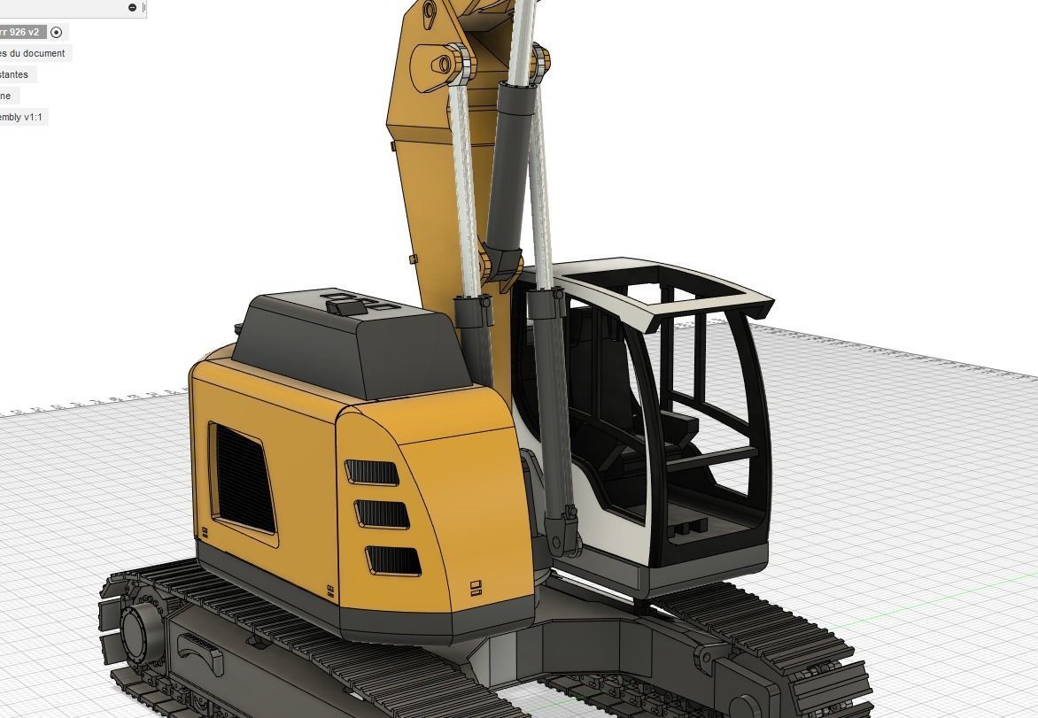 LIEBHERR R926 COMPACT 3D model 3D printable | CGTrader