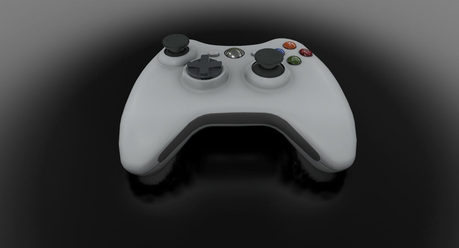 3D model XBox Controller White VR / AR / low-poly | CGTrader