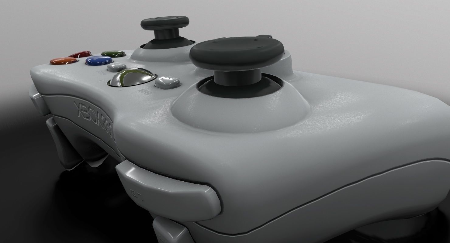 3D model XBox Controller White VR / AR / low-poly | CGTrader