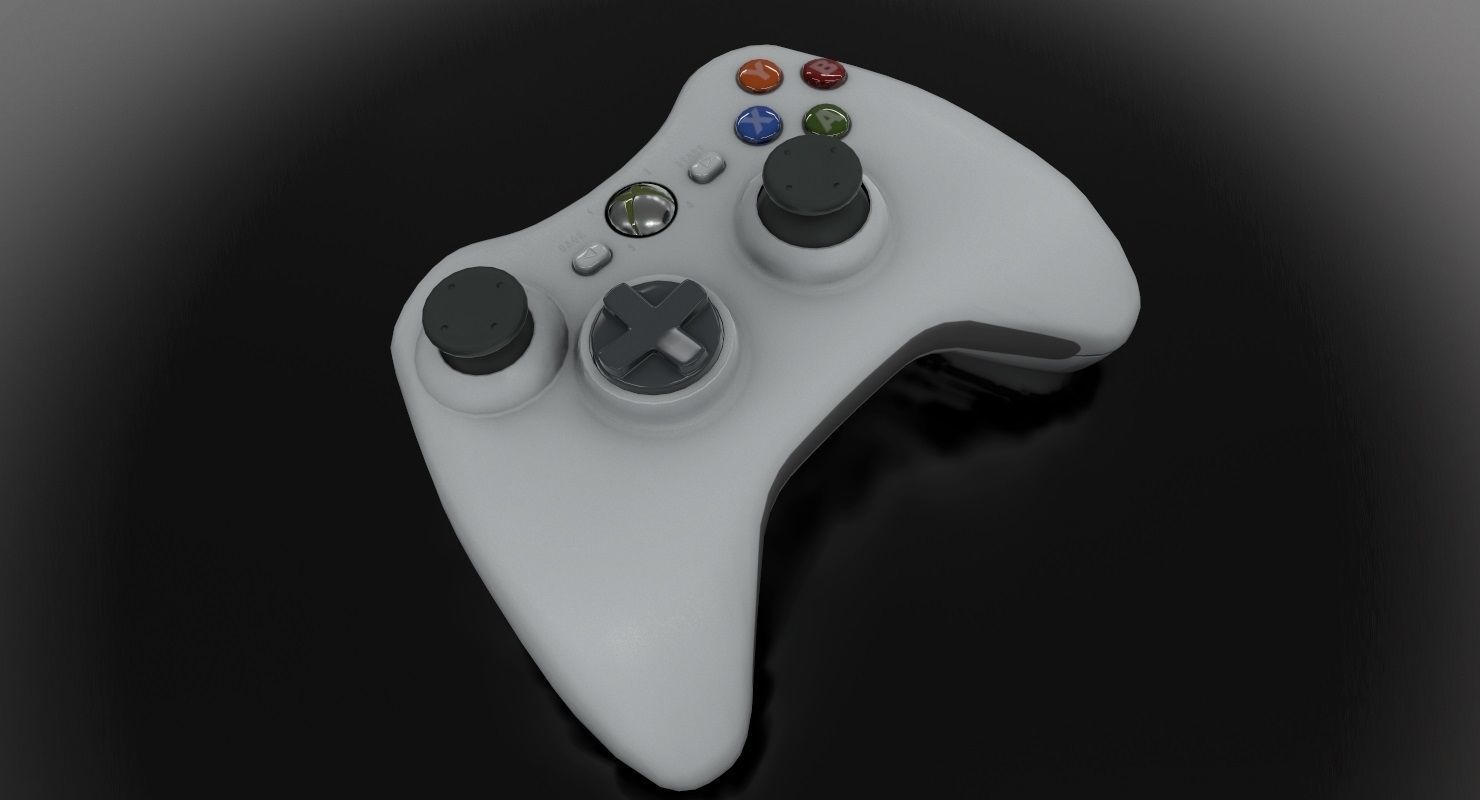 3D model XBox Controller White VR / AR / low-poly | CGTrader
