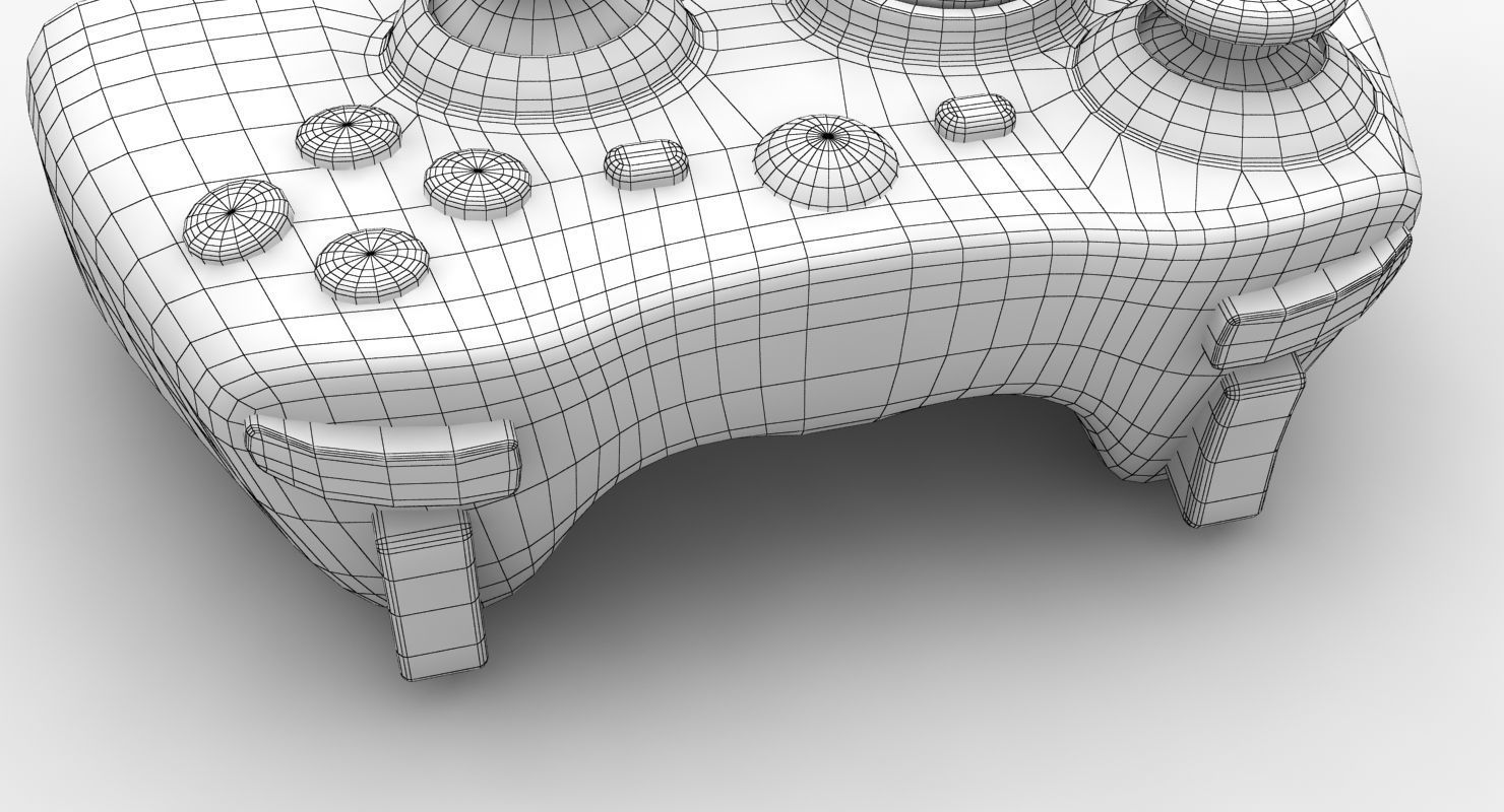 3D model XBox Controller Black VR / AR / low-poly | CGTrader