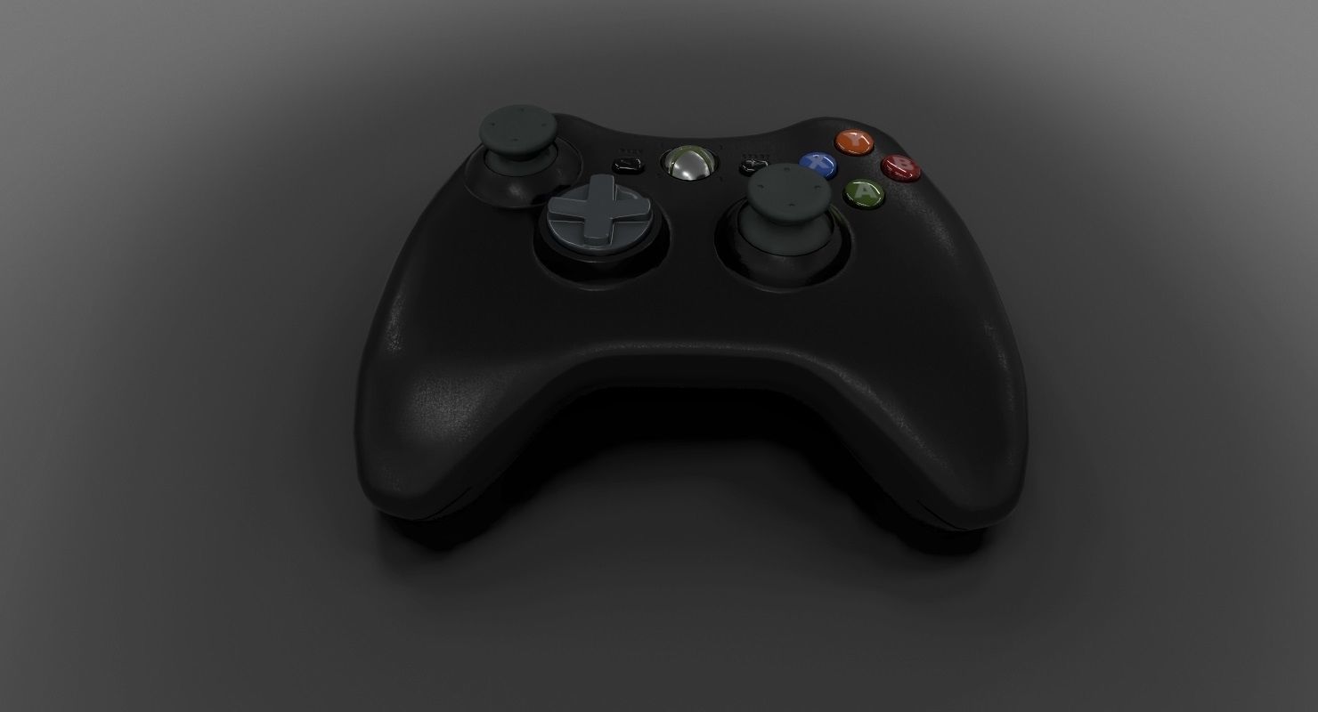 3D model XBox Controller Black VR / AR / low-poly | CGTrader