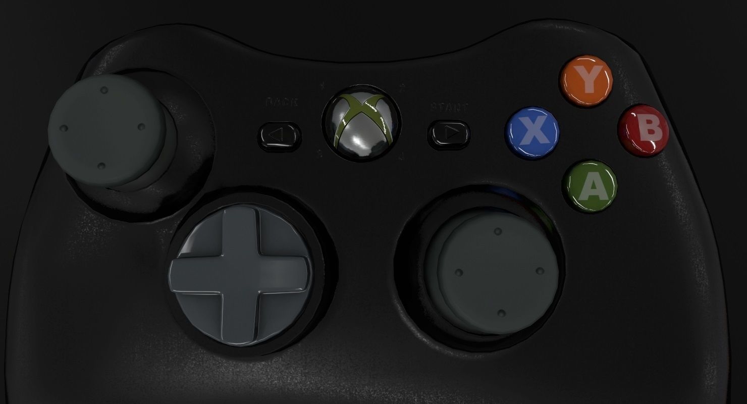 3D model XBox Controller Black VR / AR / low-poly | CGTrader