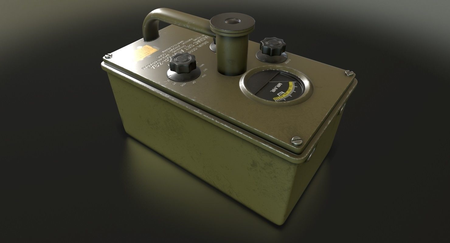 3D model Radiac Set VR / AR / low-poly | CGTrader