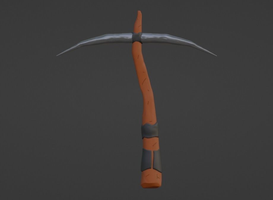 LowPoly Pickaxe free VR / AR / low-poly 3D model | CGTrader