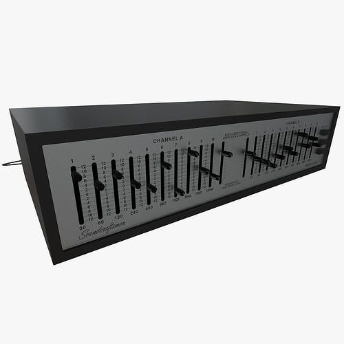 3D model Equalizer Soundcraftsmen SE450 VR / AR / low-poly | CGTrader