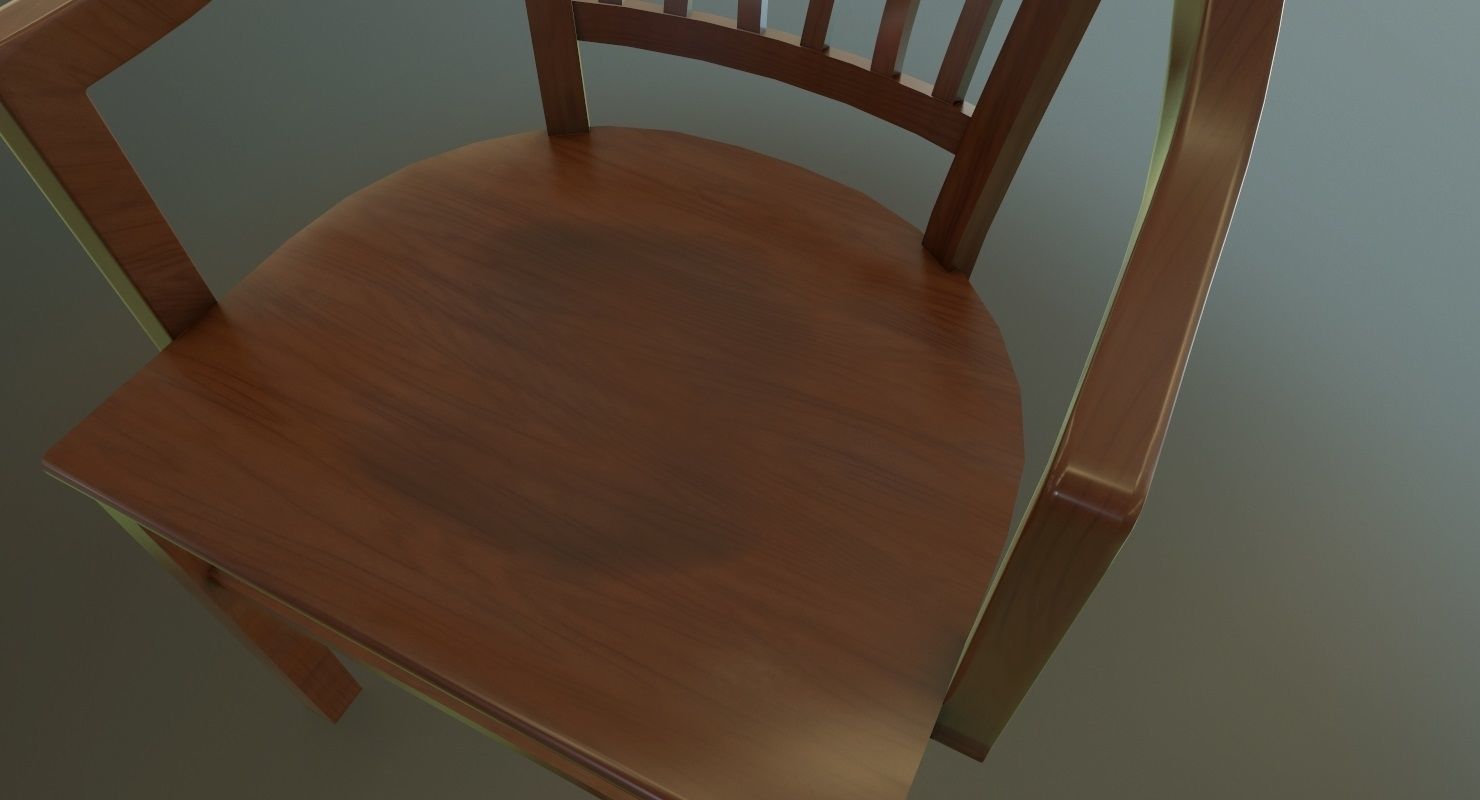 3D model Banker Chair VR / AR / low-poly | CGTrader
