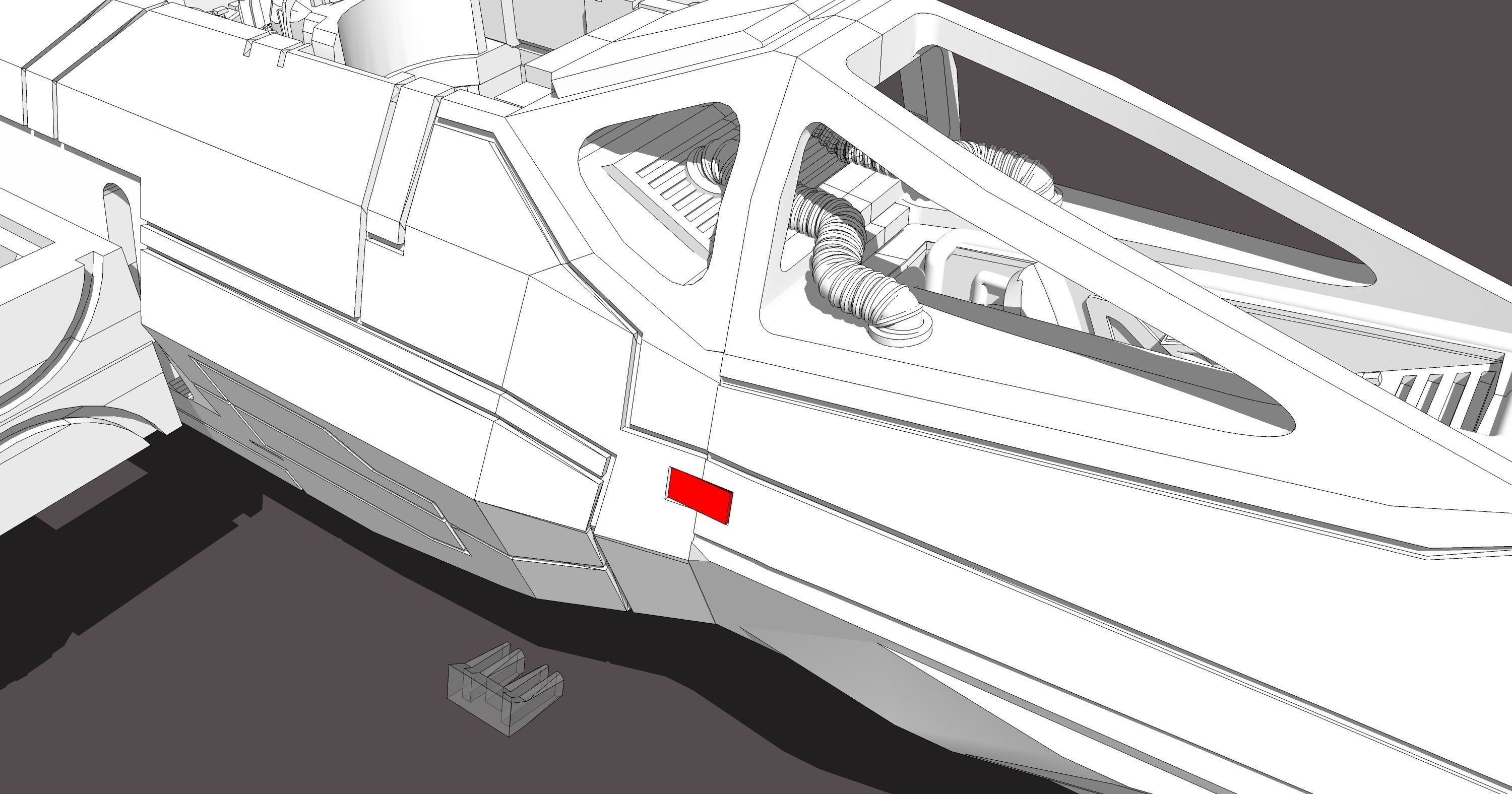 X-WING Model Kit STL files 3D model 3D printable | CGTrader