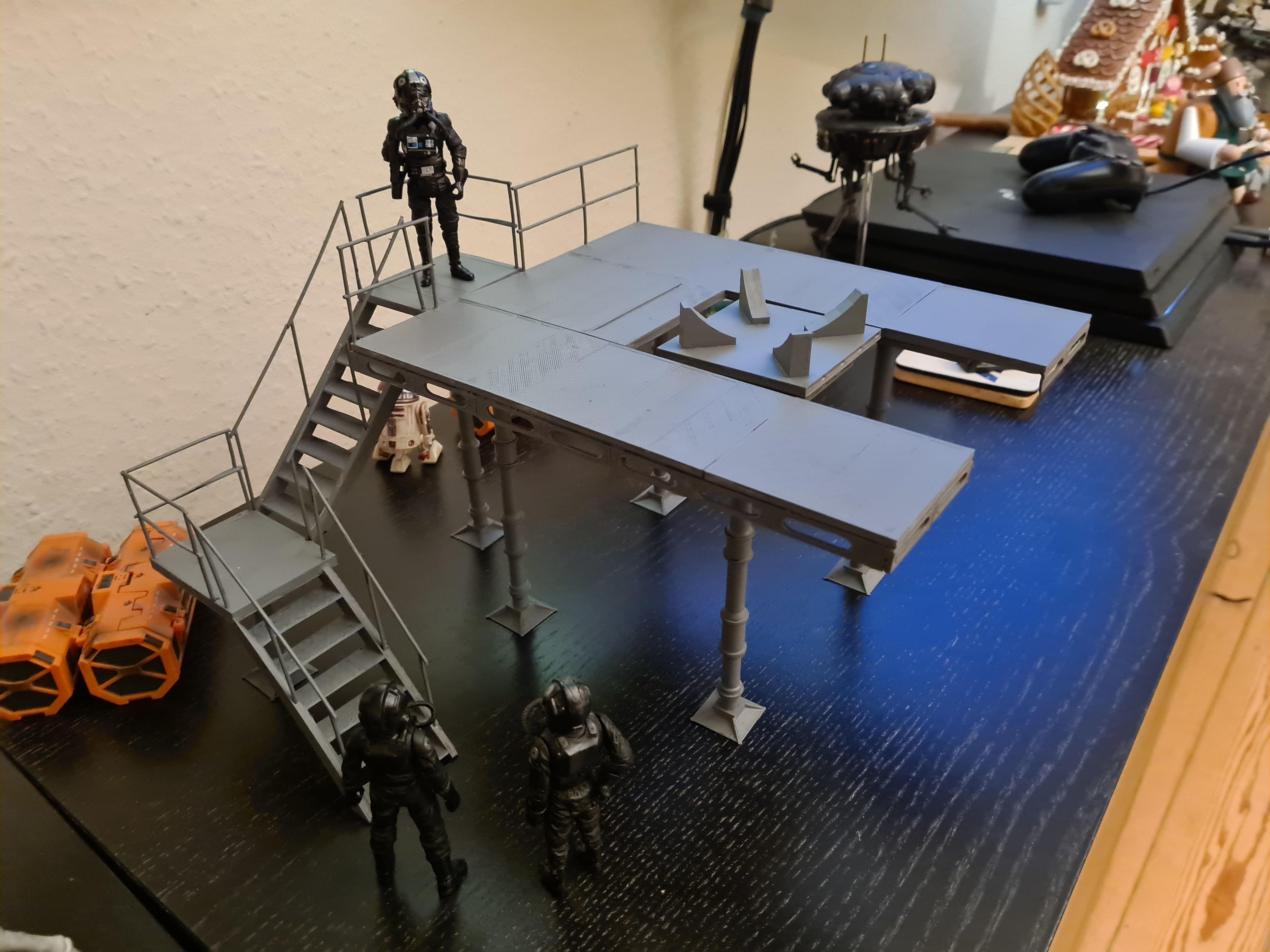 Hasbro TVC Tie Fighter Gantry Platform as seen in Squadrons 3D model 3D ...