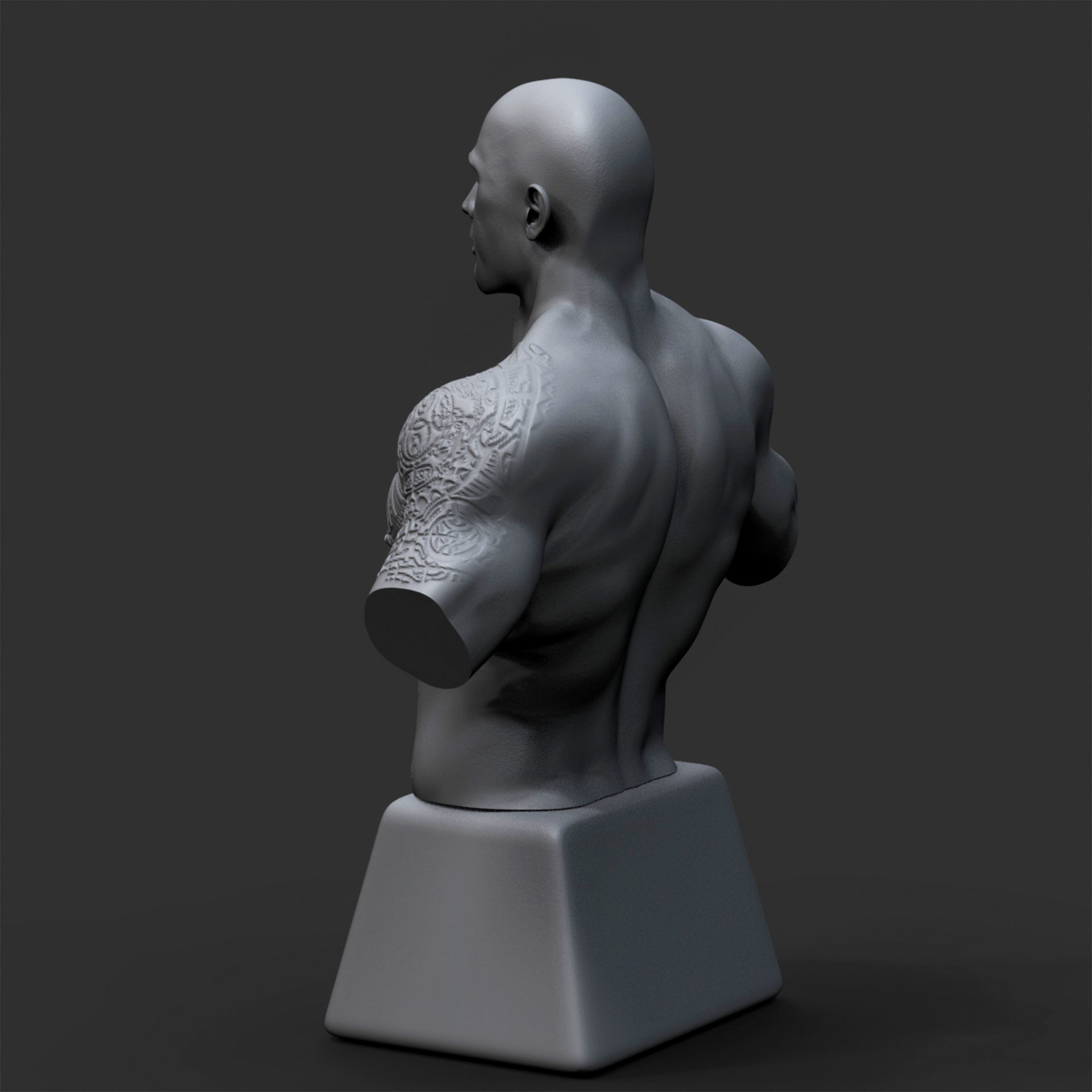 The Rock 3D Printable 4 3D model 3D printable | CGTrader