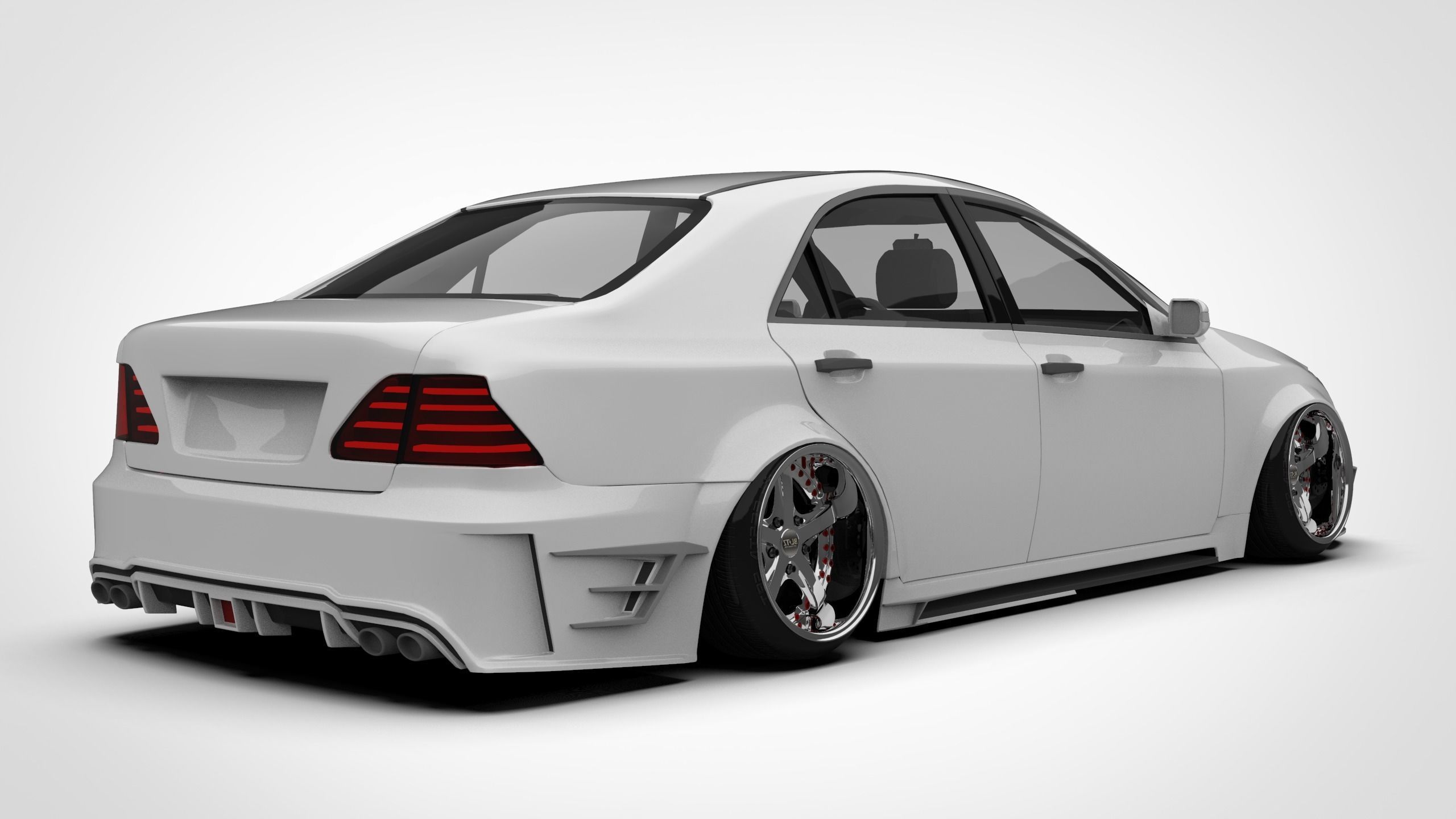 2005 Toyota Crown S180 K Break Body Kit 3D model | CGTrader