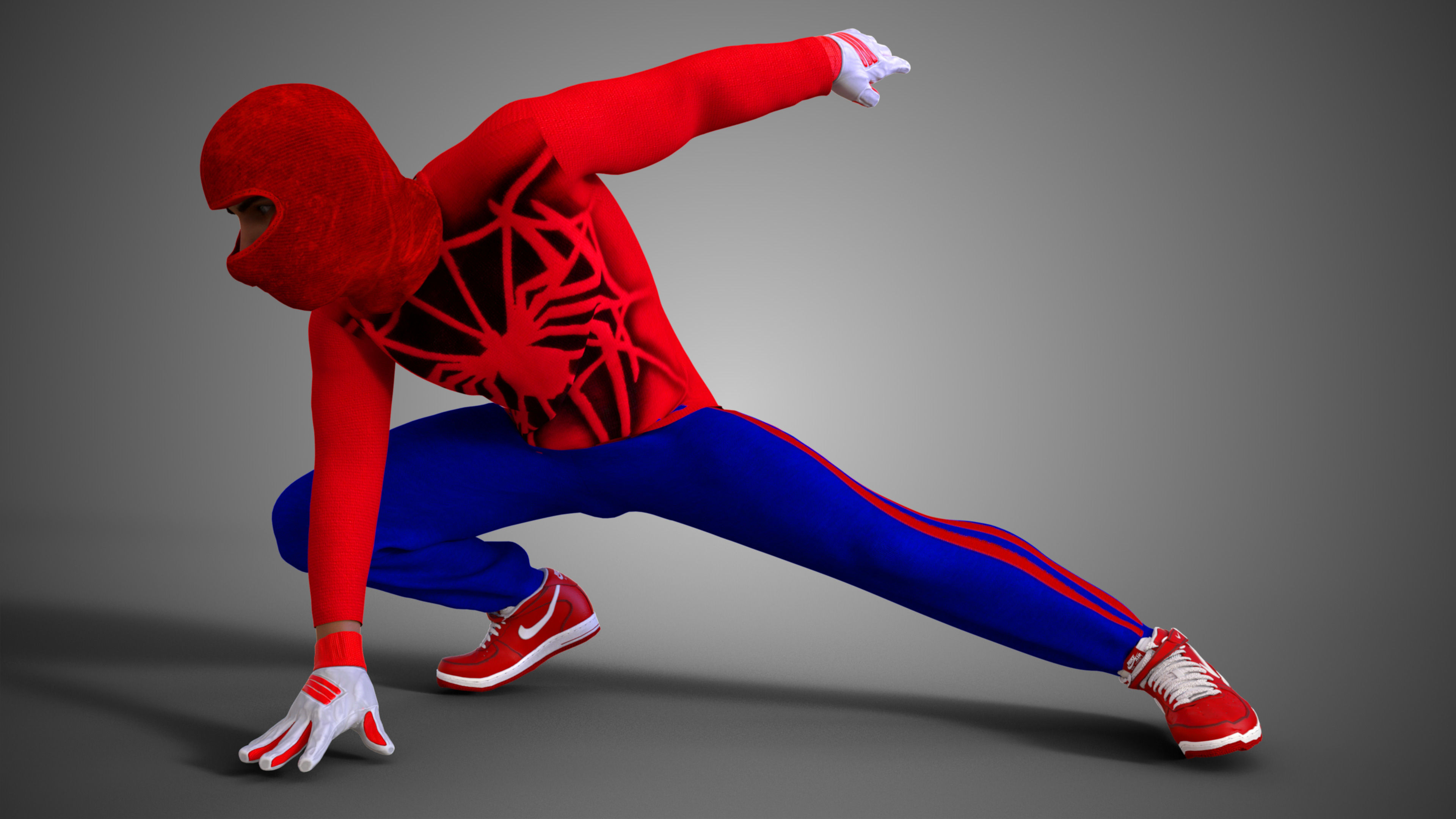 Human-Spider - Spider-Man 2002 Tobey Maguire 3D model animated rigged ...