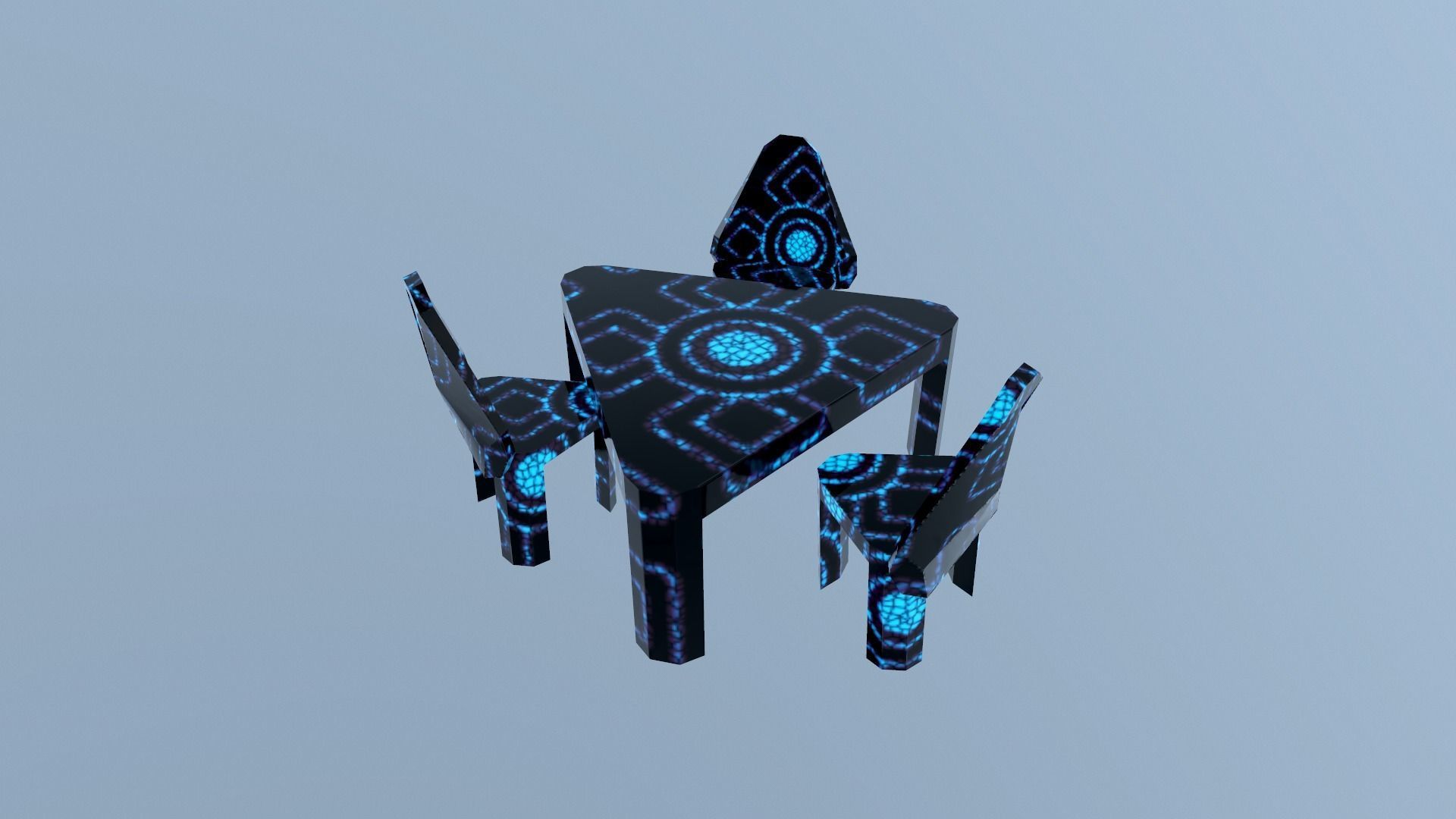 Low Poly Sci-Fi Table free VR / AR / low-poly 3D model | CGTrader