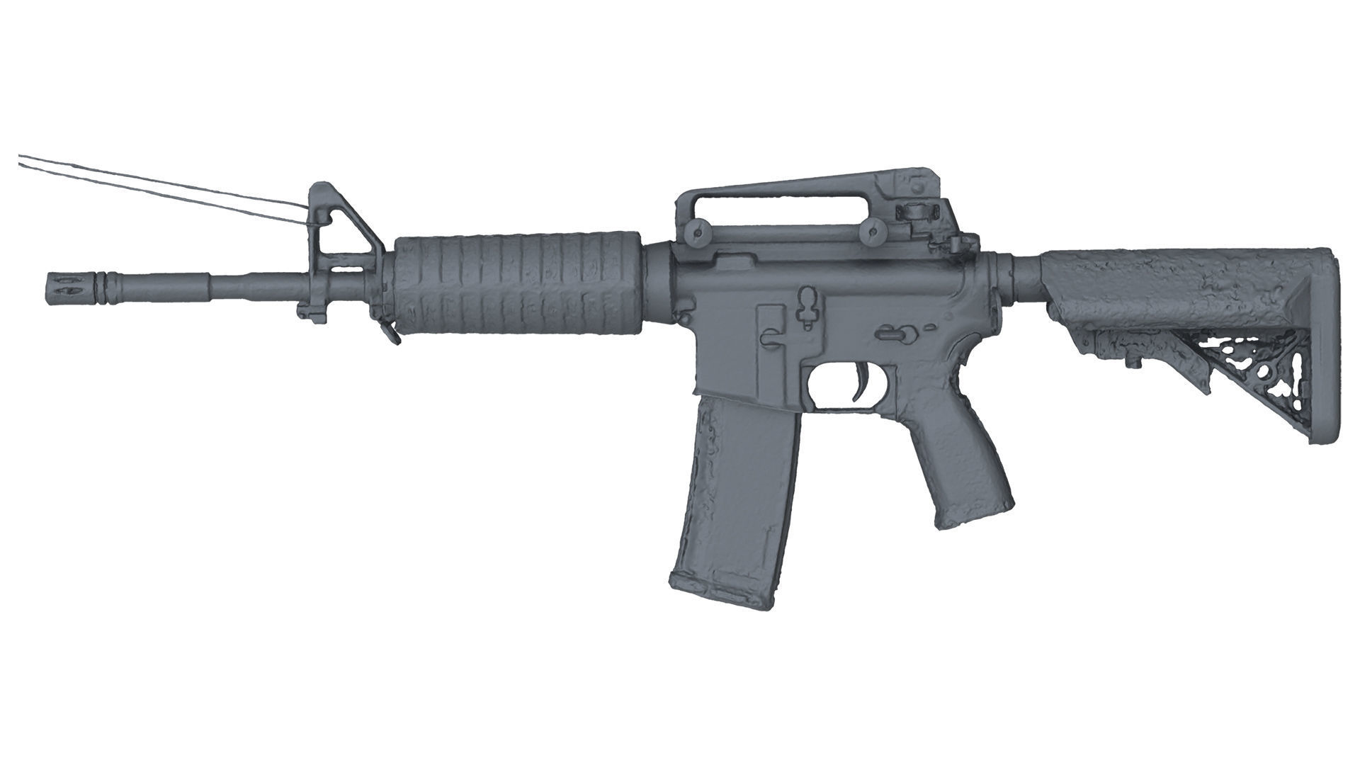 3D Scan and Photo Reference M4A1 RRA SA E01 EDGE 3D model | CGTrader