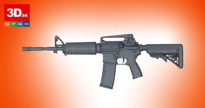 3D Scan and Photo Reference M4A1 RRA SA E01 EDGE 3D model | CGTrader
