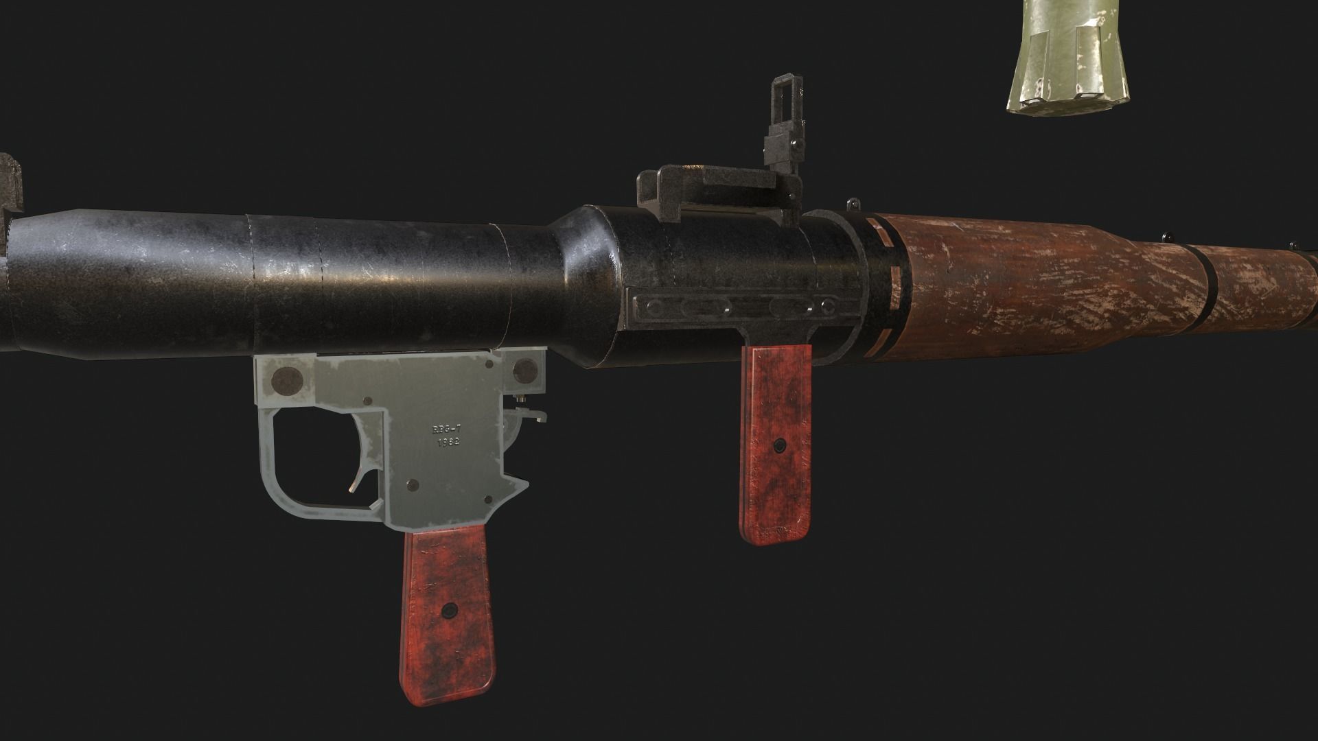 RPG-7 Set machine gun free VR / AR / low-poly 3D model | CGTrader