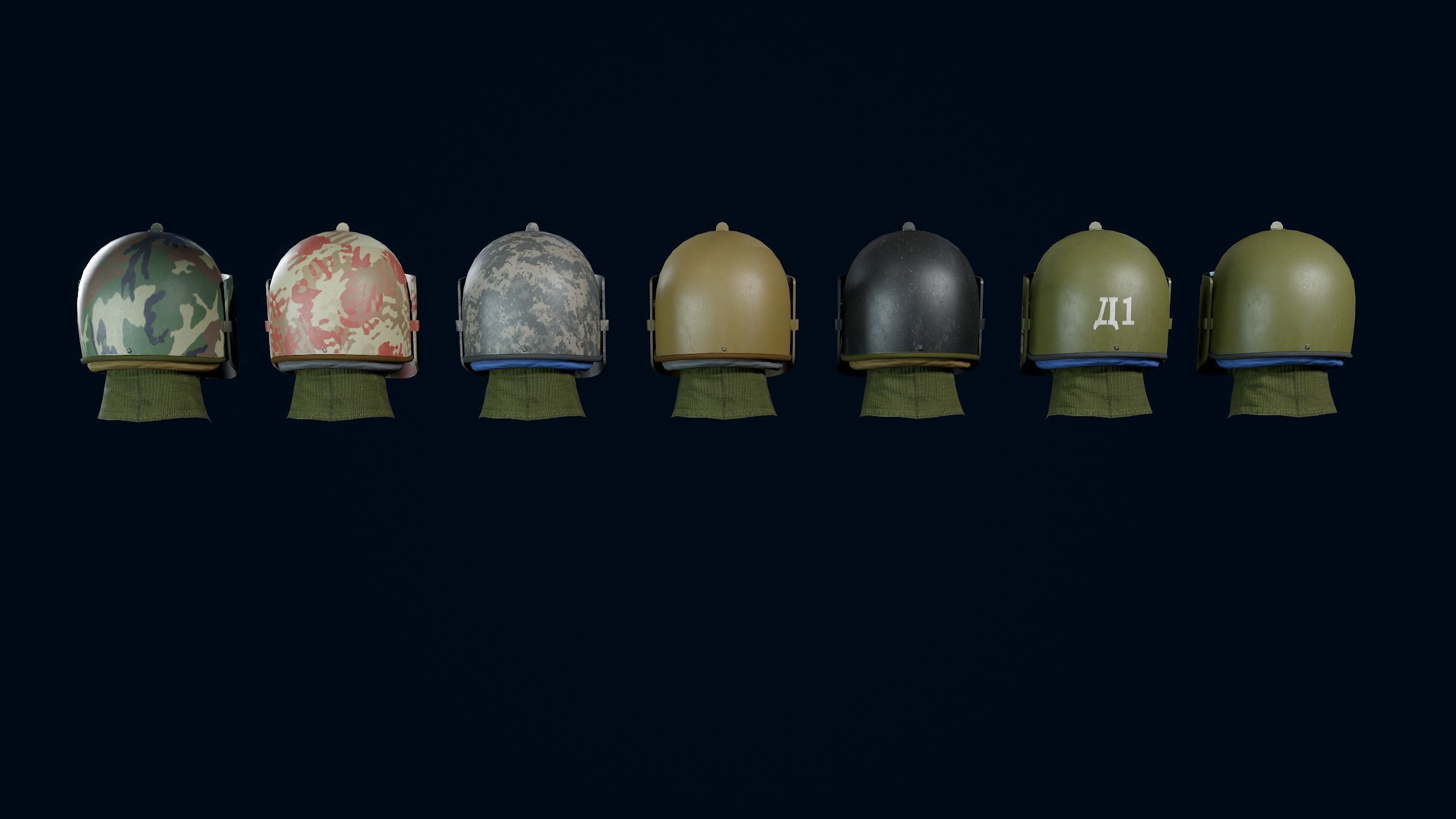 3D model Heavy helmet Maska-1SCH VR / AR / low-poly | CGTrader
