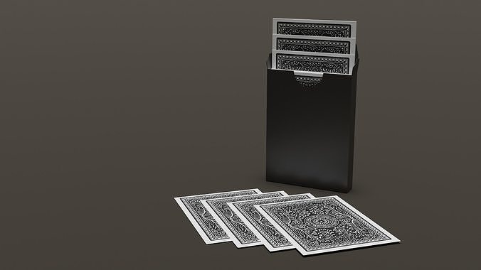 playing cards free VR / AR / low-poly 3D model rigged | CGTrader