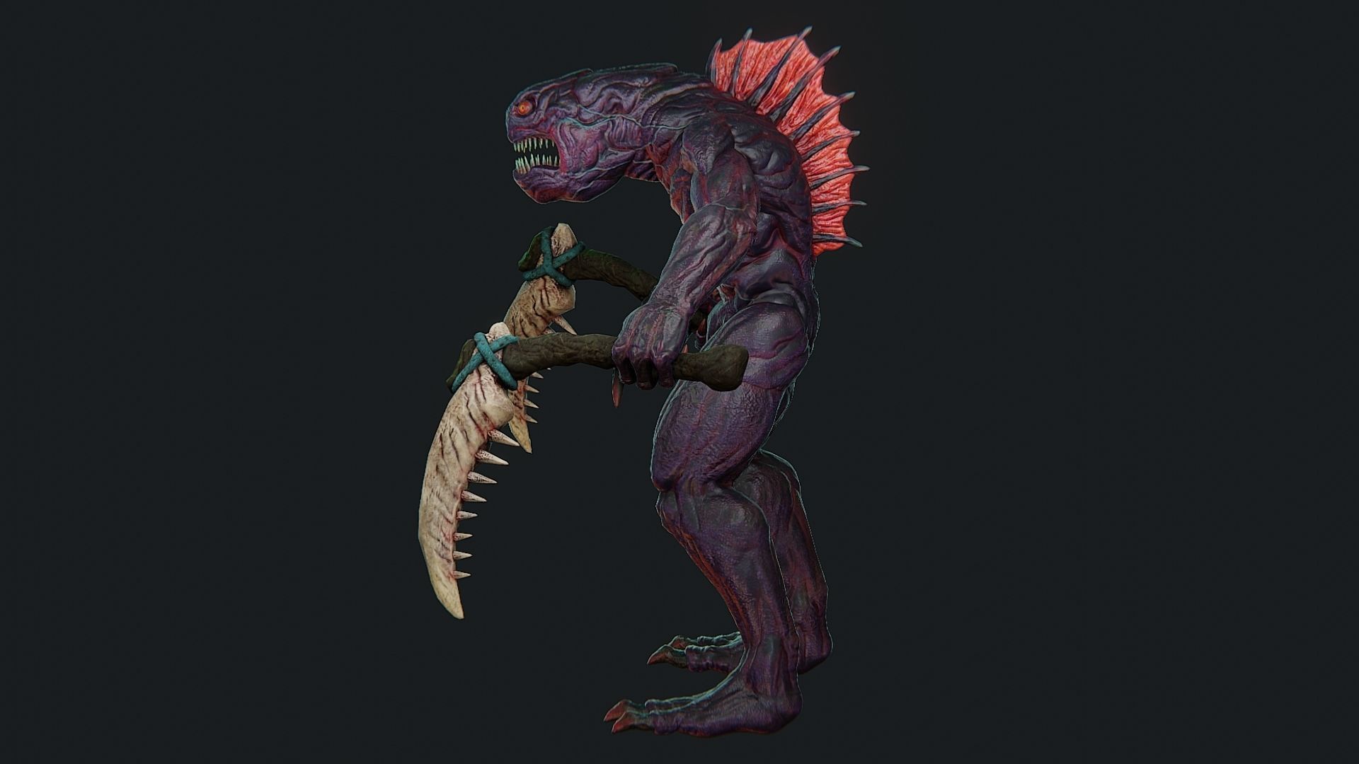 3D model Fantasy fish warrior character VR / AR / low-poly | CGTrader