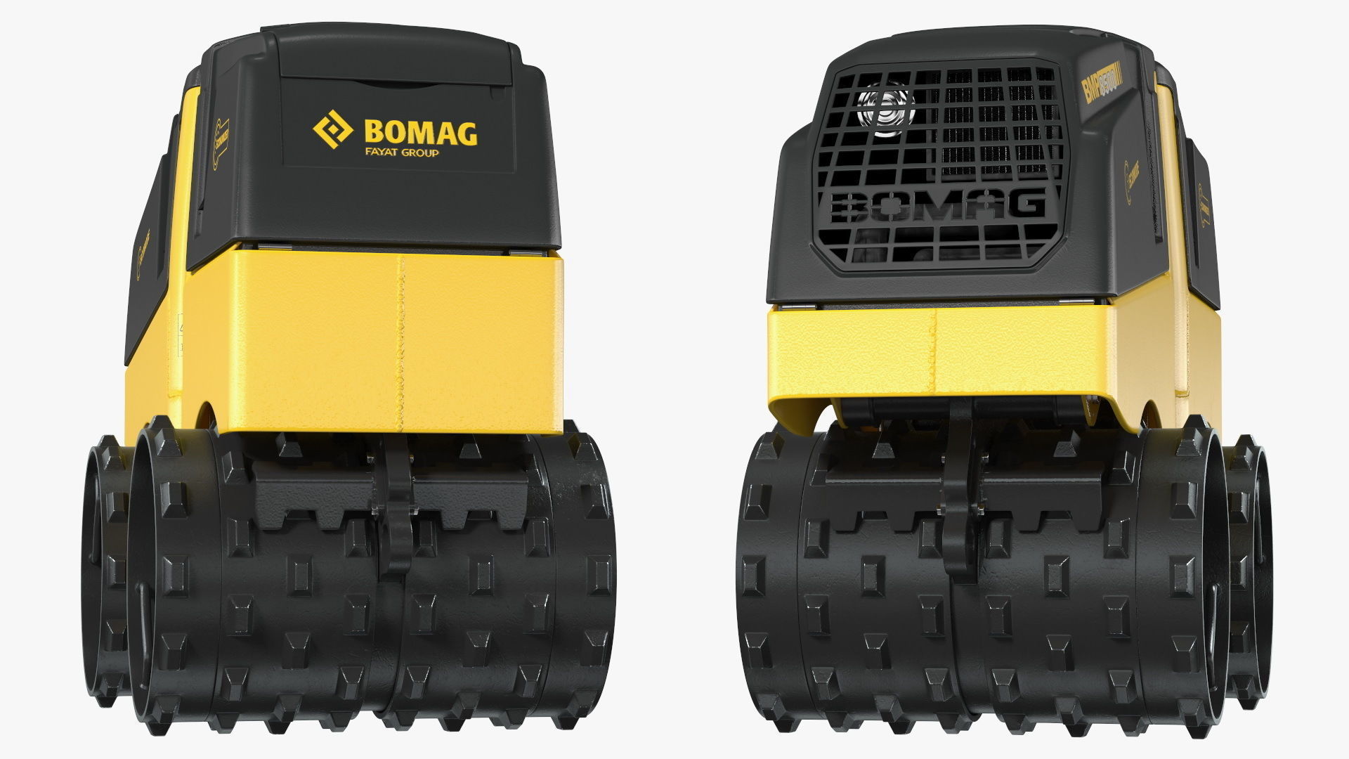 Bomag BMP 8500 Trench Roller 3D model | CGTrader