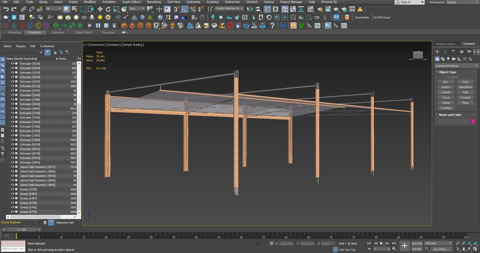 3D model Revit Family - Canopy 01 VR / AR / low-poly | CGTrader