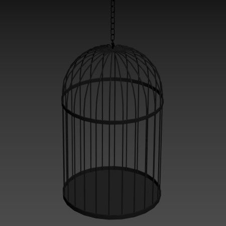 3D model Low-poly Bird Cage 1 VR / AR / low-poly | CGTrader