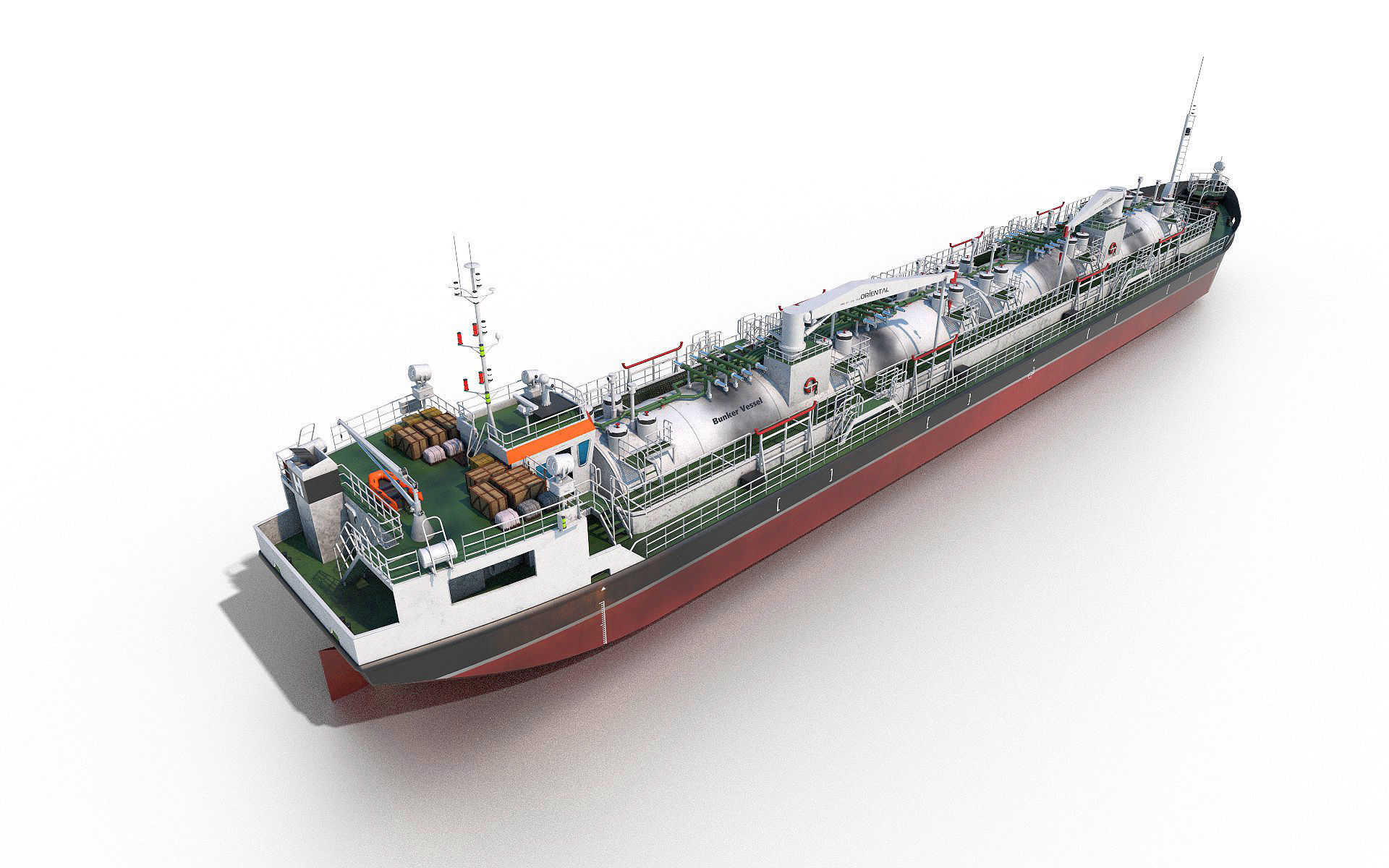 Bunkering vessel 3D model | CGTrader