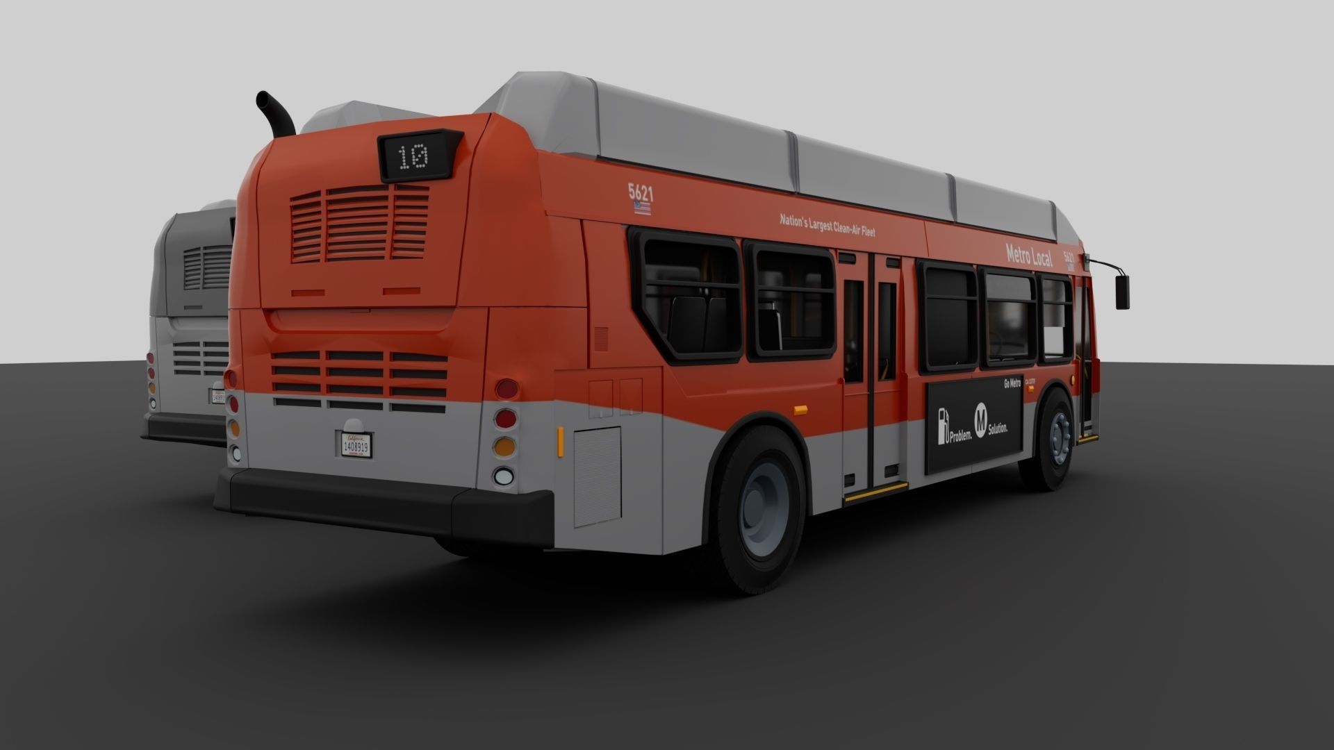 New Flyer XN40 3D model | CGTrader