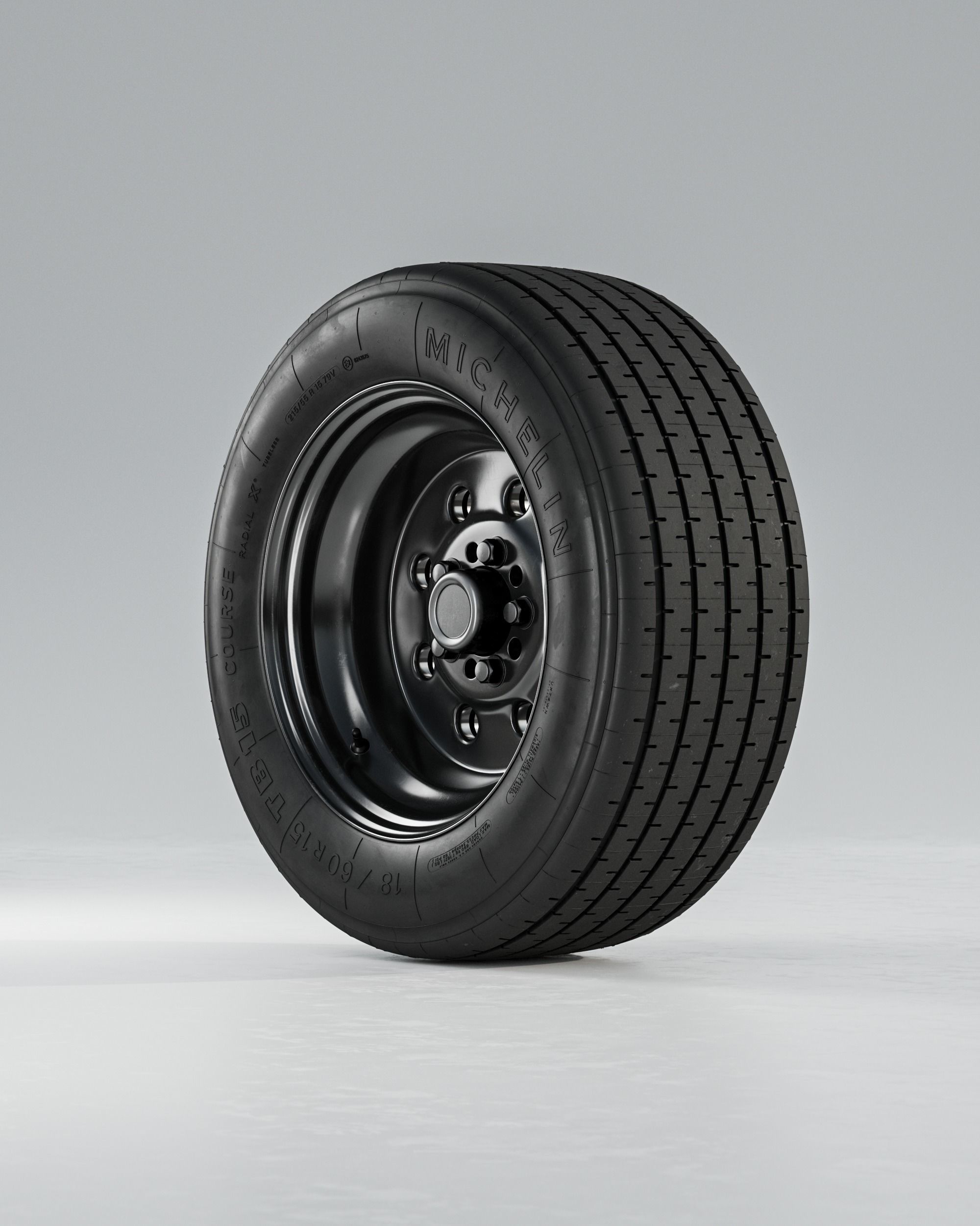 Michelin TB15 215 55 R15 79V 3D model | CGTrader