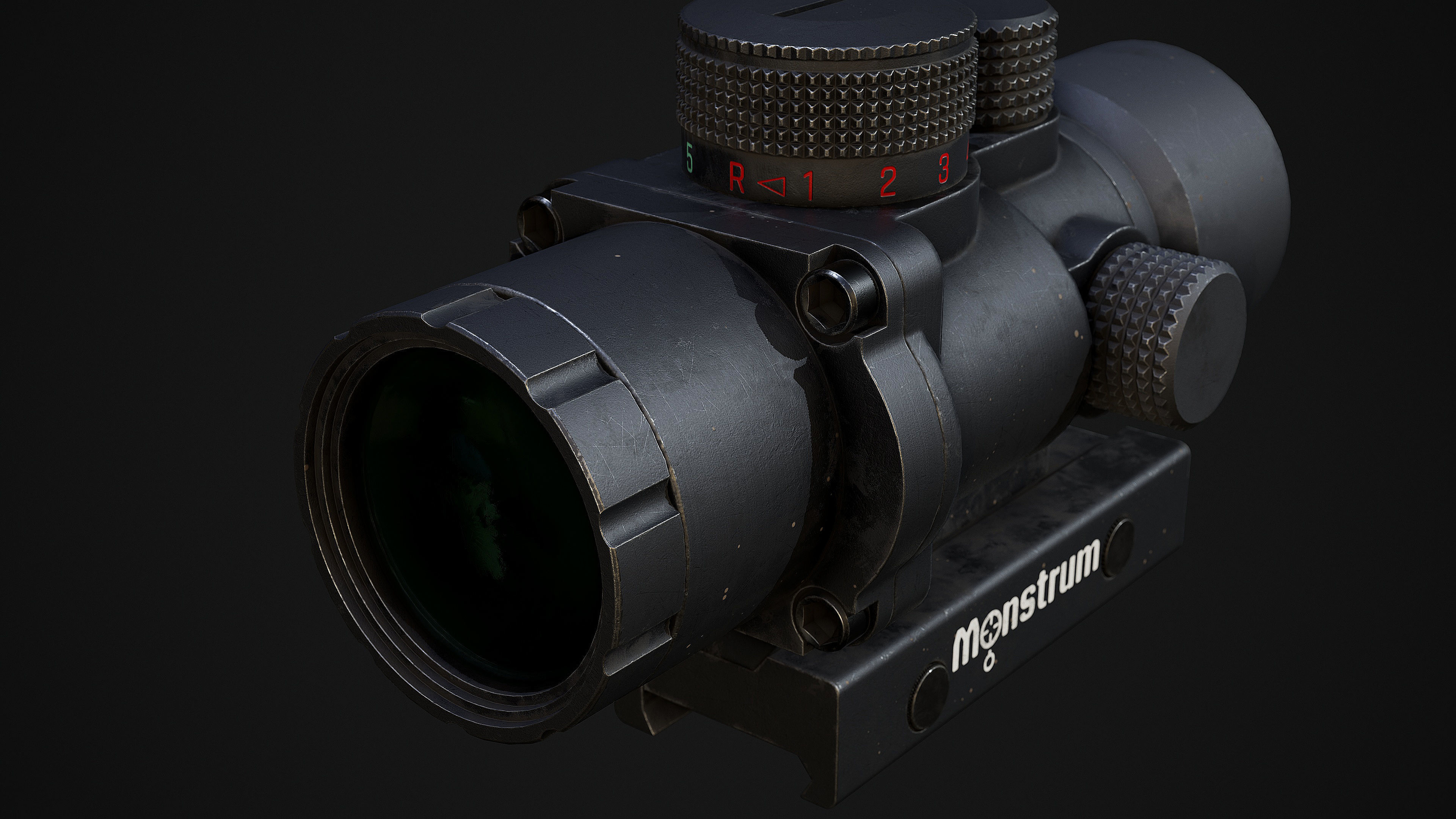 3D model MONSTRUM 2X SCOPE VR / AR / low-poly | CGTrader