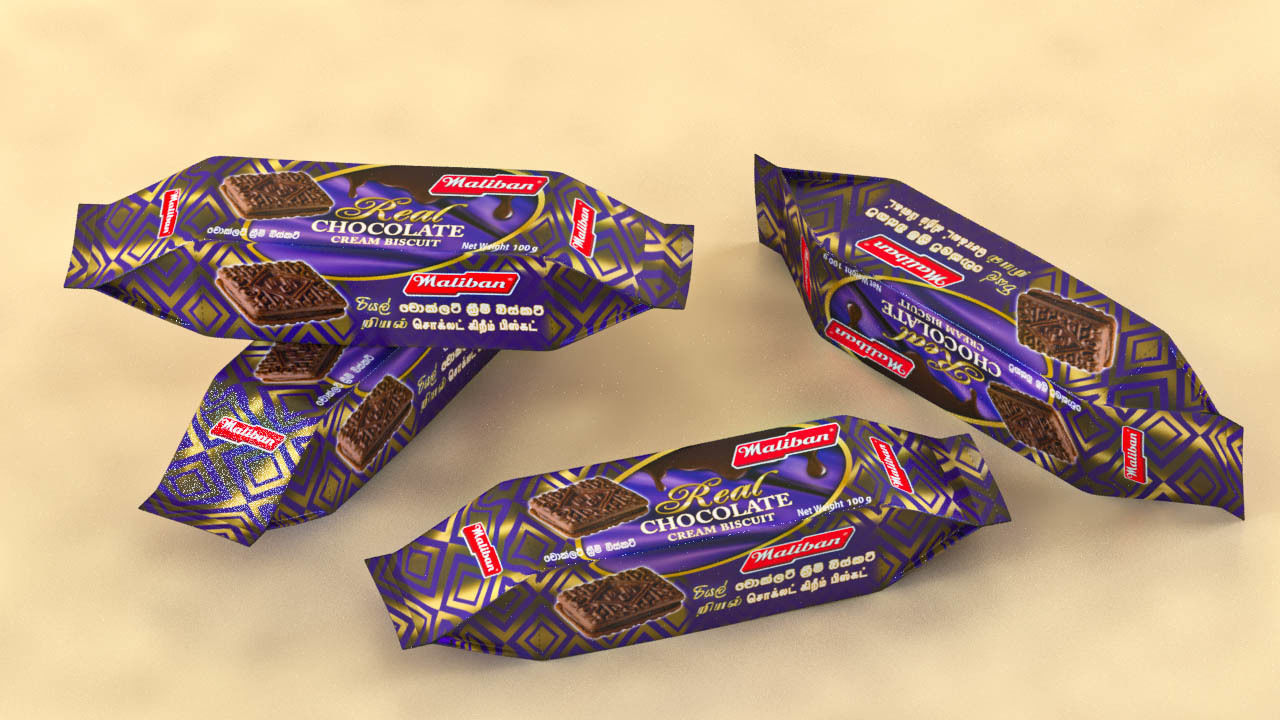 3D model Biscuit Packet 3D model VR / AR / low-poly | CGTrader