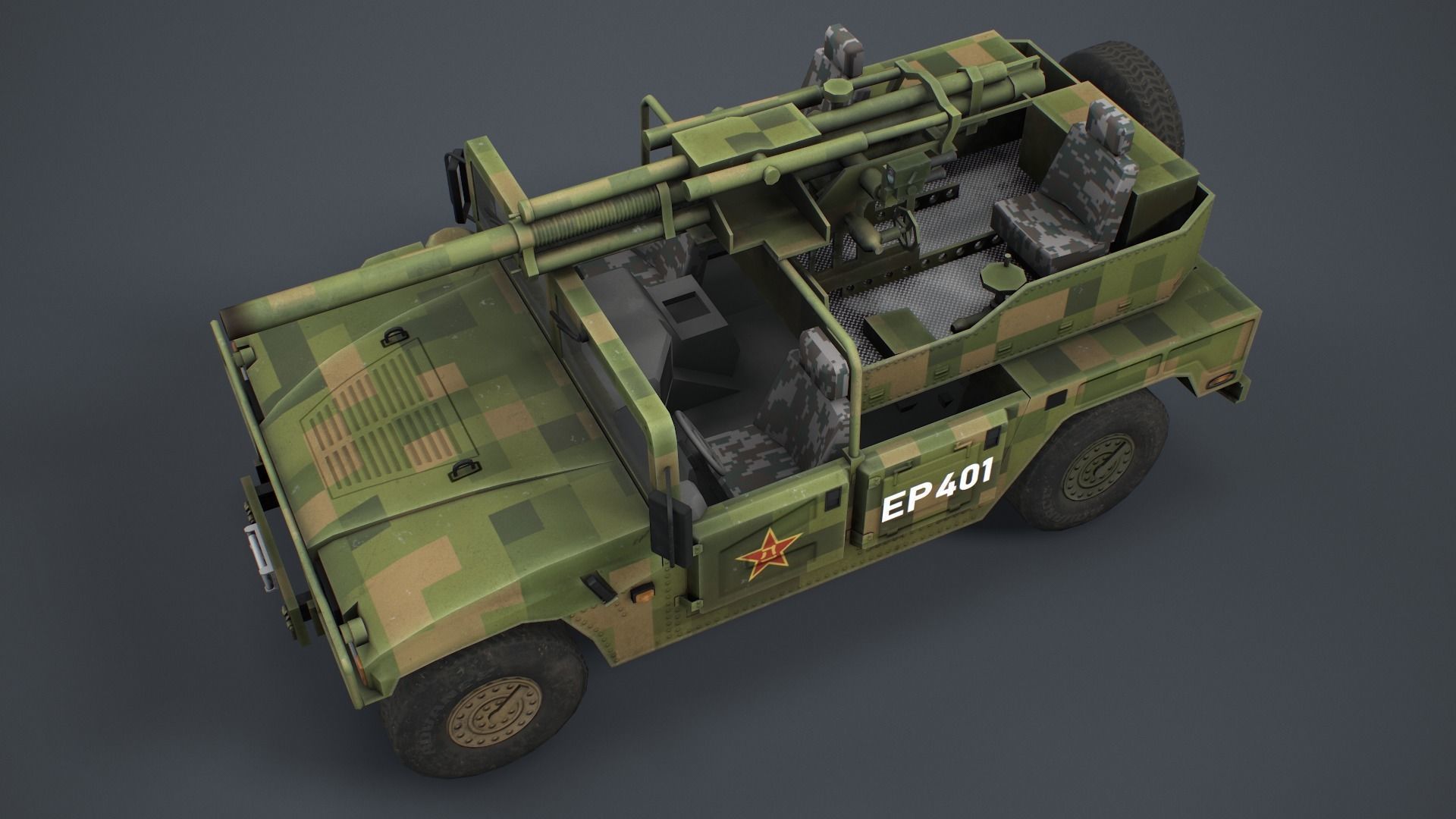 3D model PCP-001 Mortar 82mm VR / AR / low-poly | CGTrader